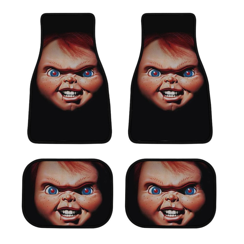 Chucky Car Floor Mats 4PC Set Anti Skid Vehicle Floor Mat Car Carpet ...