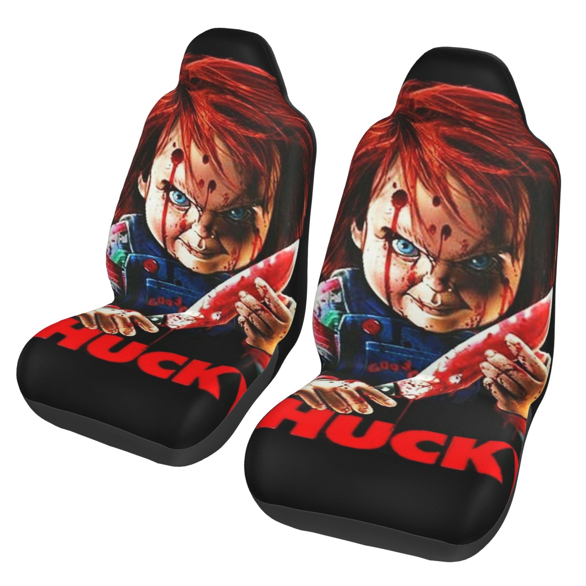 Chucky Car Front Seat Covers 2 Pcs Universal Auto Seat Covers Front ...