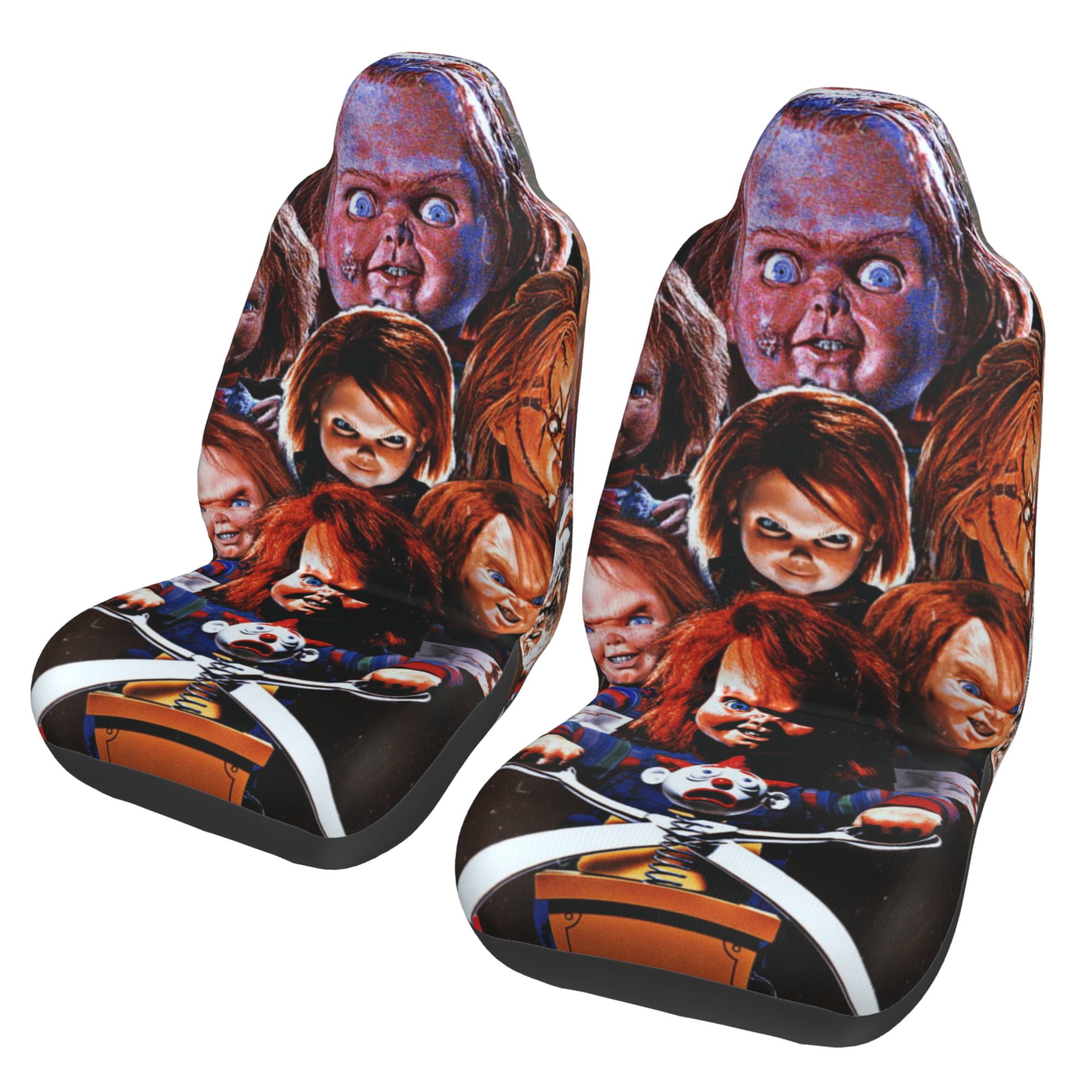 Chucky Car Front Seat Covers 2 Pcs Universal Auto Seat Covers Front ...