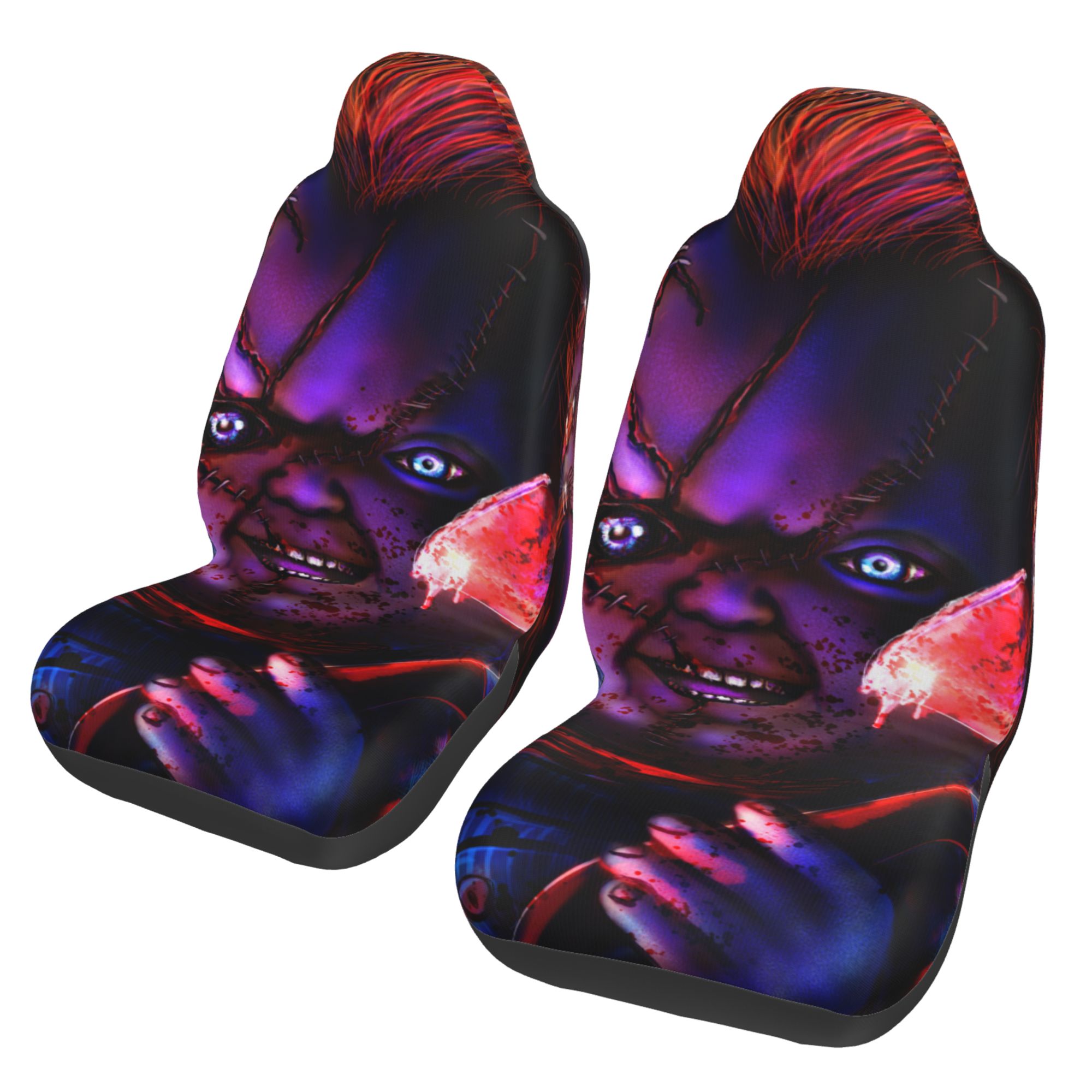 Chucky Car Front Seat Covers 2 Pcs Universal Auto Seat Covers Front ...