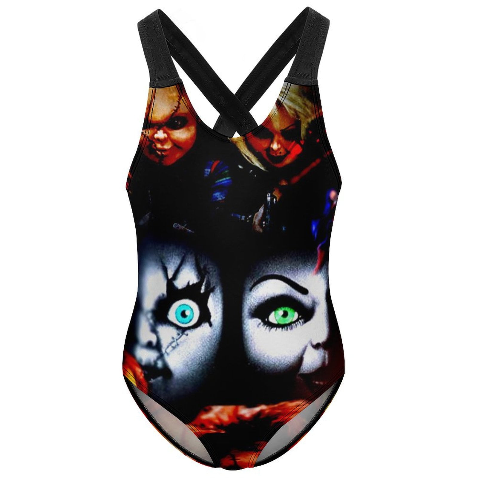 Chucky Character Girl's One-piece Swimsuit Summer Children's Beach ...