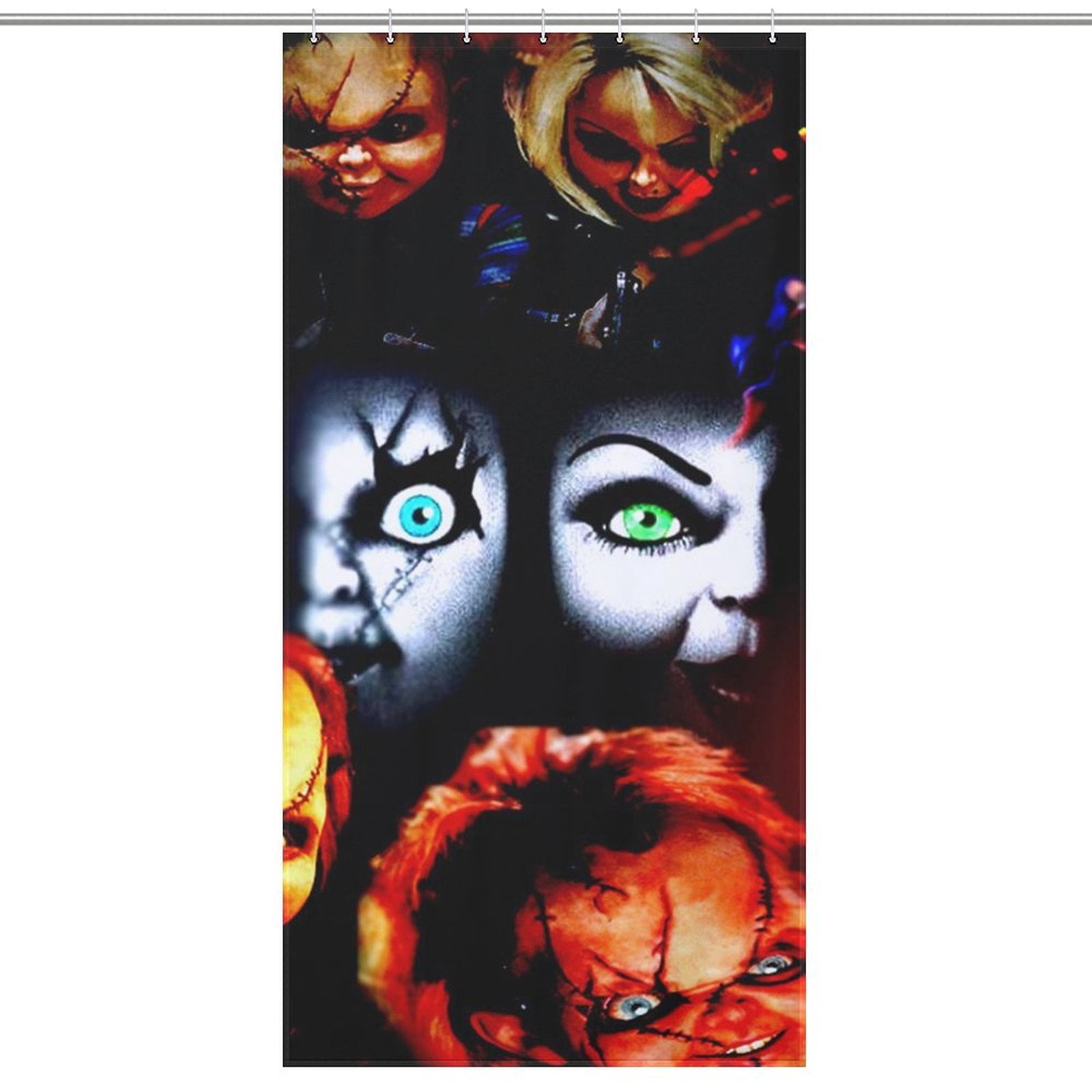 Chucky Character Shower Curtain Decor Bath Curtain Waterproof Polyester ...