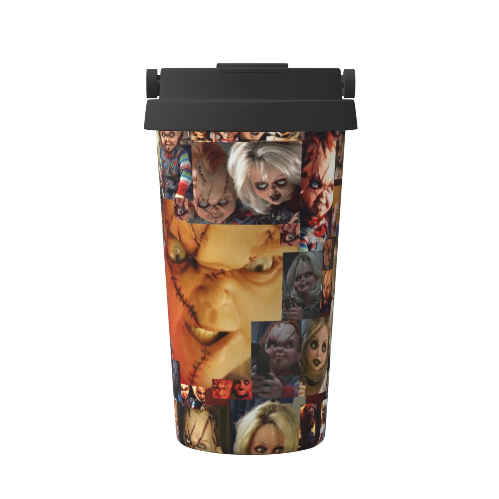 Chucky Characters Insulated Coffee Mug Portable Thermos Cup Stainless ...