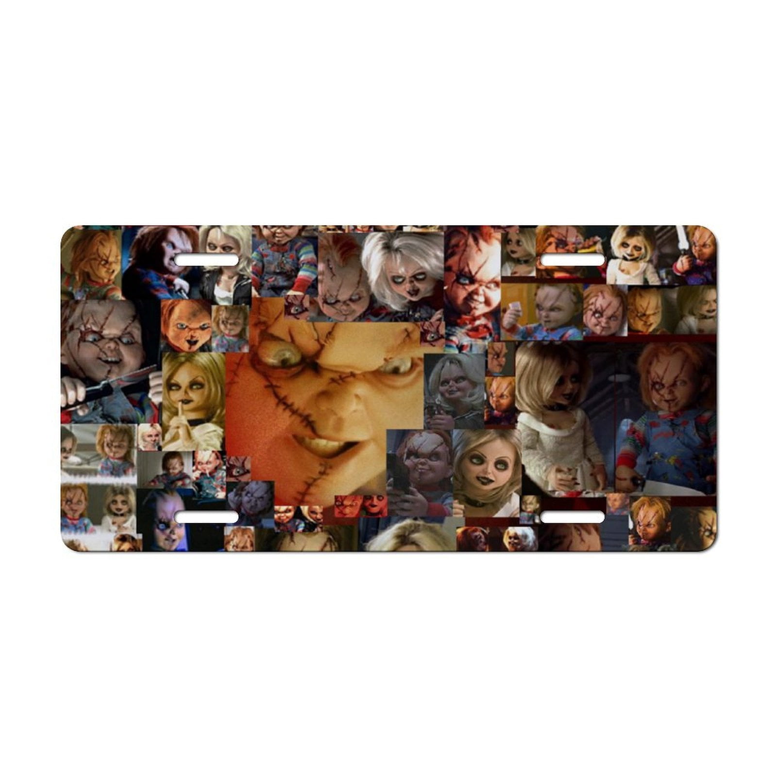 Chucky Characters License Plate Cover Aluminum For Various Car Truck ...