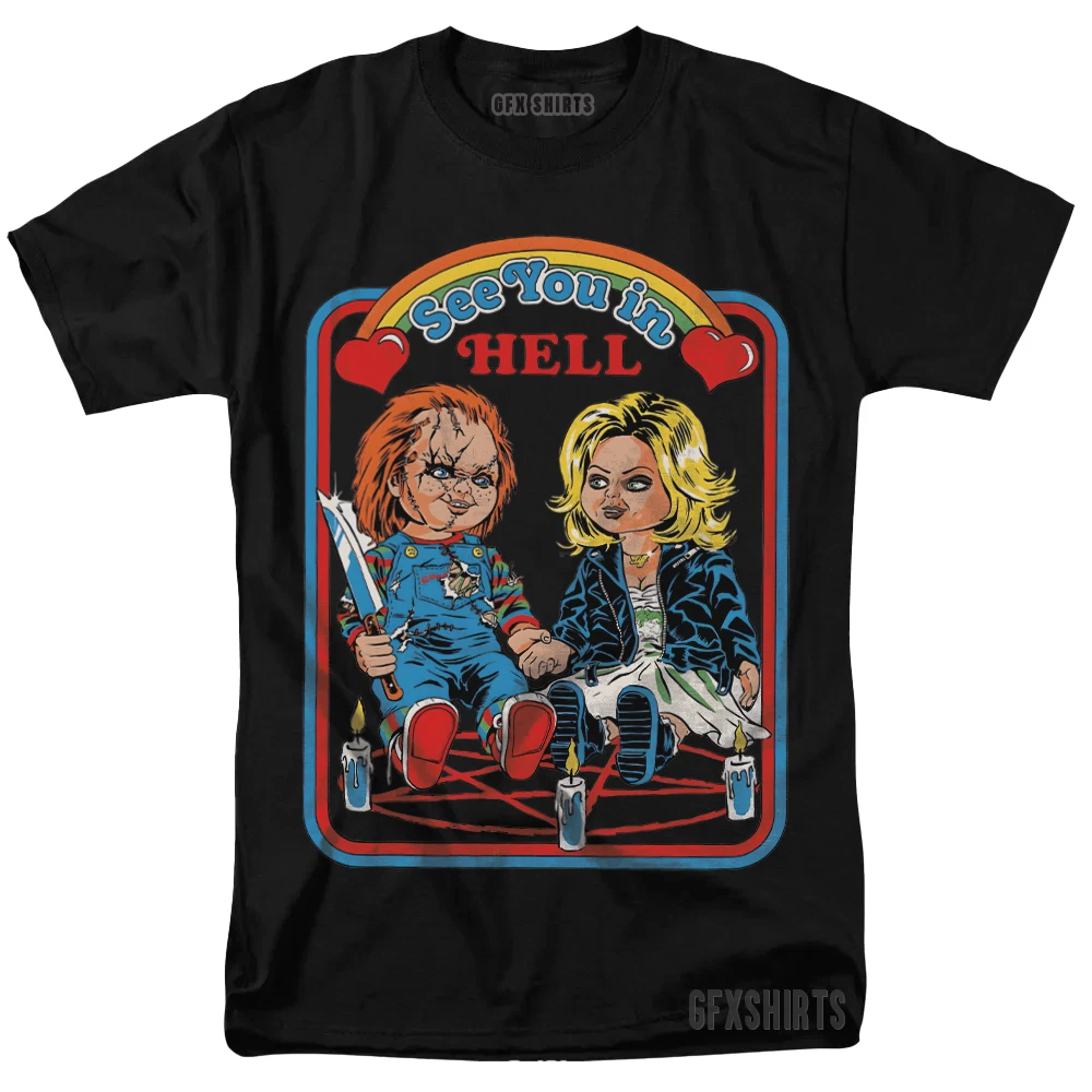 Chucky Child's Play Chucky's Bride 90s Horror Movie vtg Graphic design ...