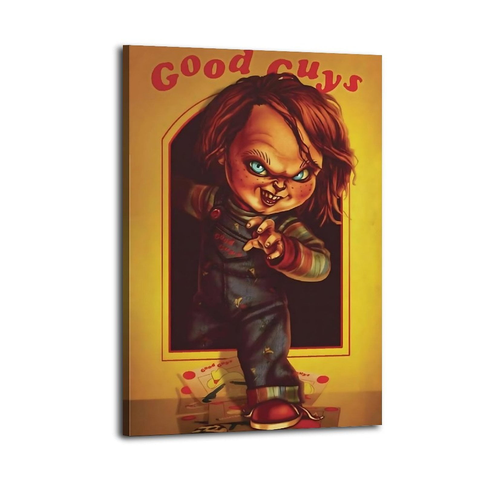 Chucky Child's Play Horror Movie Canvas Art Wall Decor Posters Home Bar ...