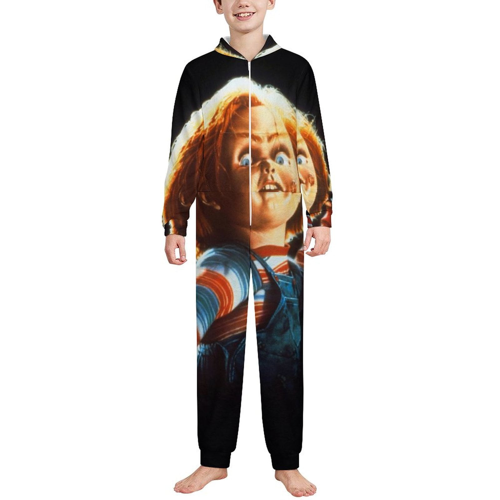 Chucky Children's Home Jumpsuit Pajamas for Boys Girls Onesie Cartoon ...