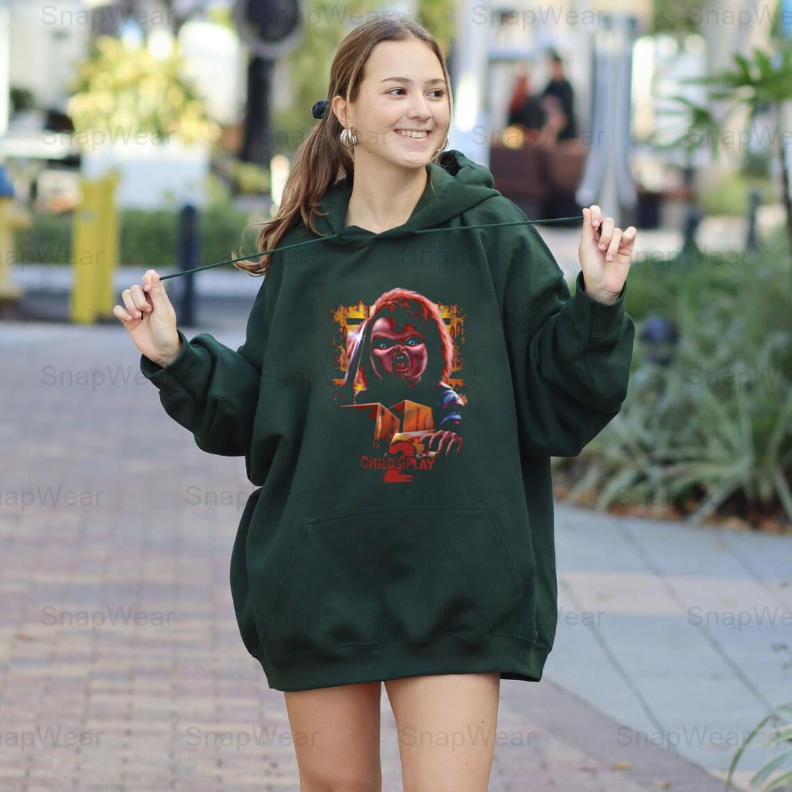 Chucky Childs Play 2 90s Horror Movie Vintage Slasher Doll Sequel T-Shirt Unisex, up to 5XL ...