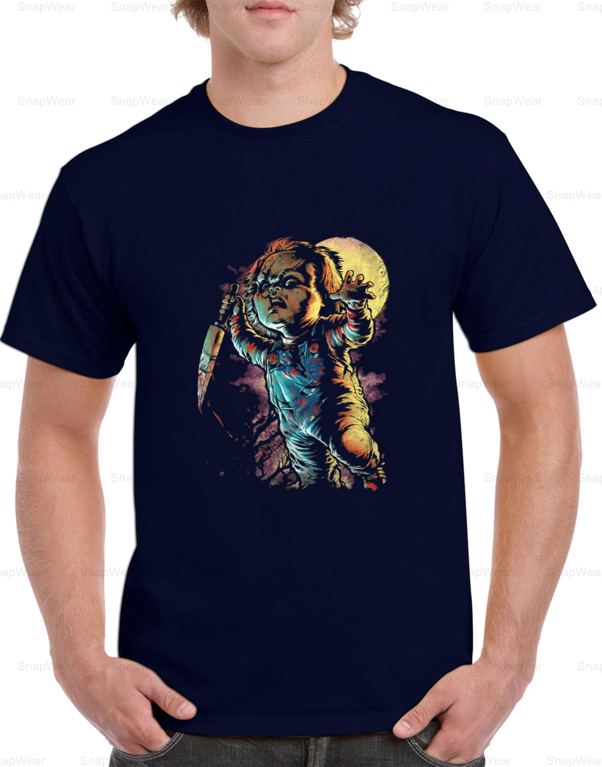 Chucky Childs Play 90s Horror Movie Vintage Slasher Doll Friend T-Shirt ...