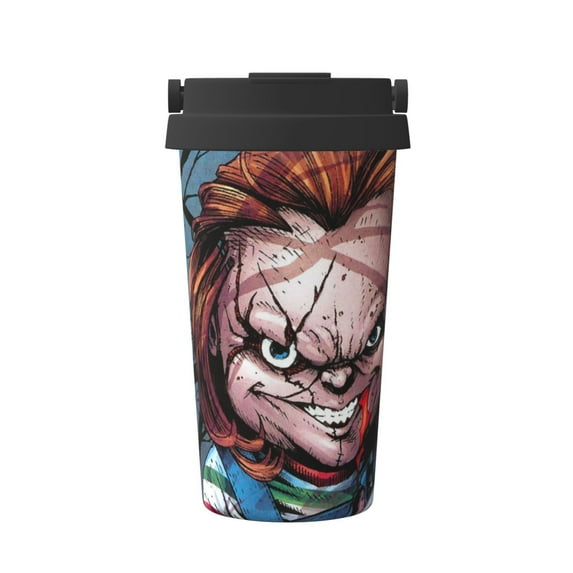 Chucky Childs Play Character Insulated Coffee Mug Portable Thermos Cup ...