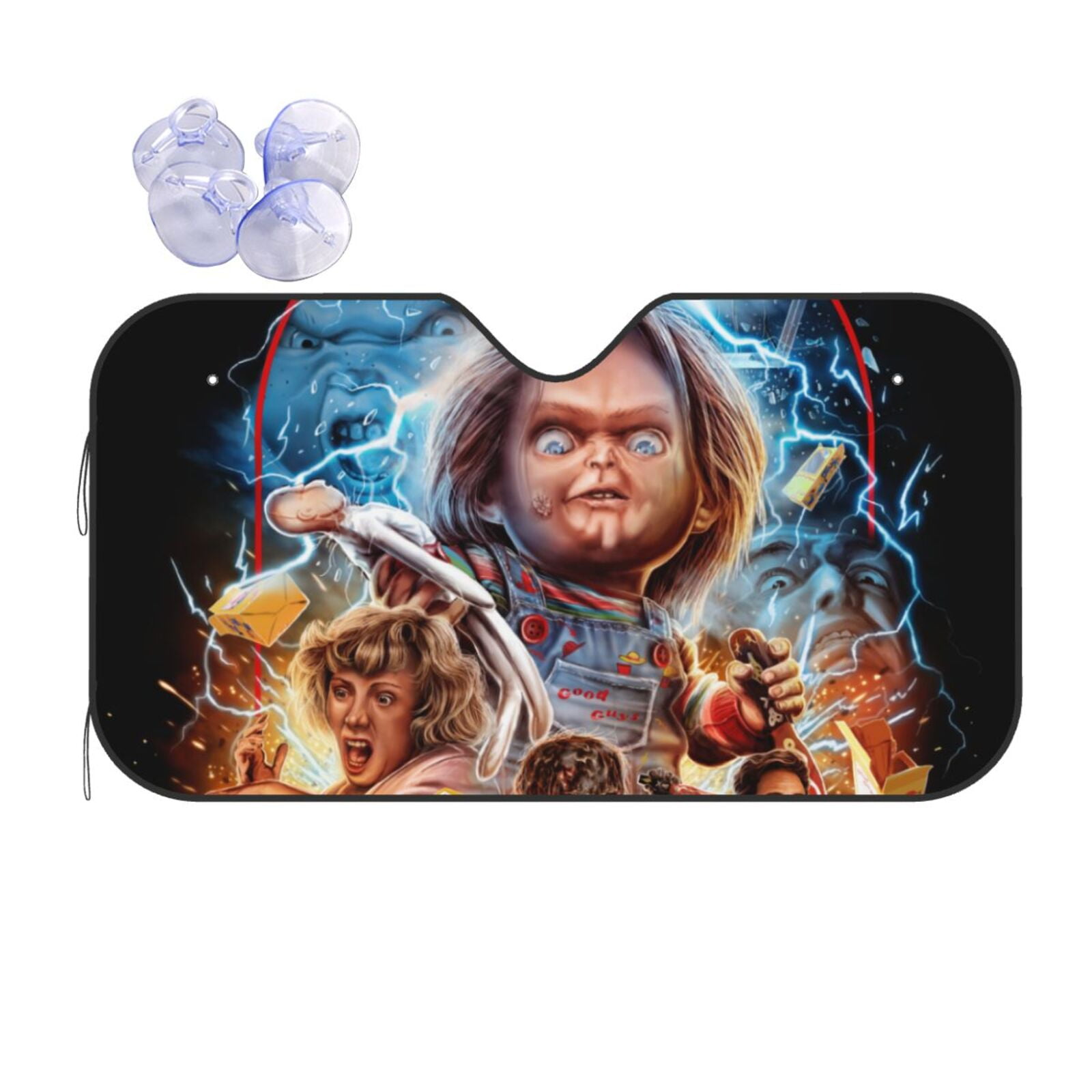 Chucky Childs Play Foldable Car Windshield Sunshade Automotive Front ...