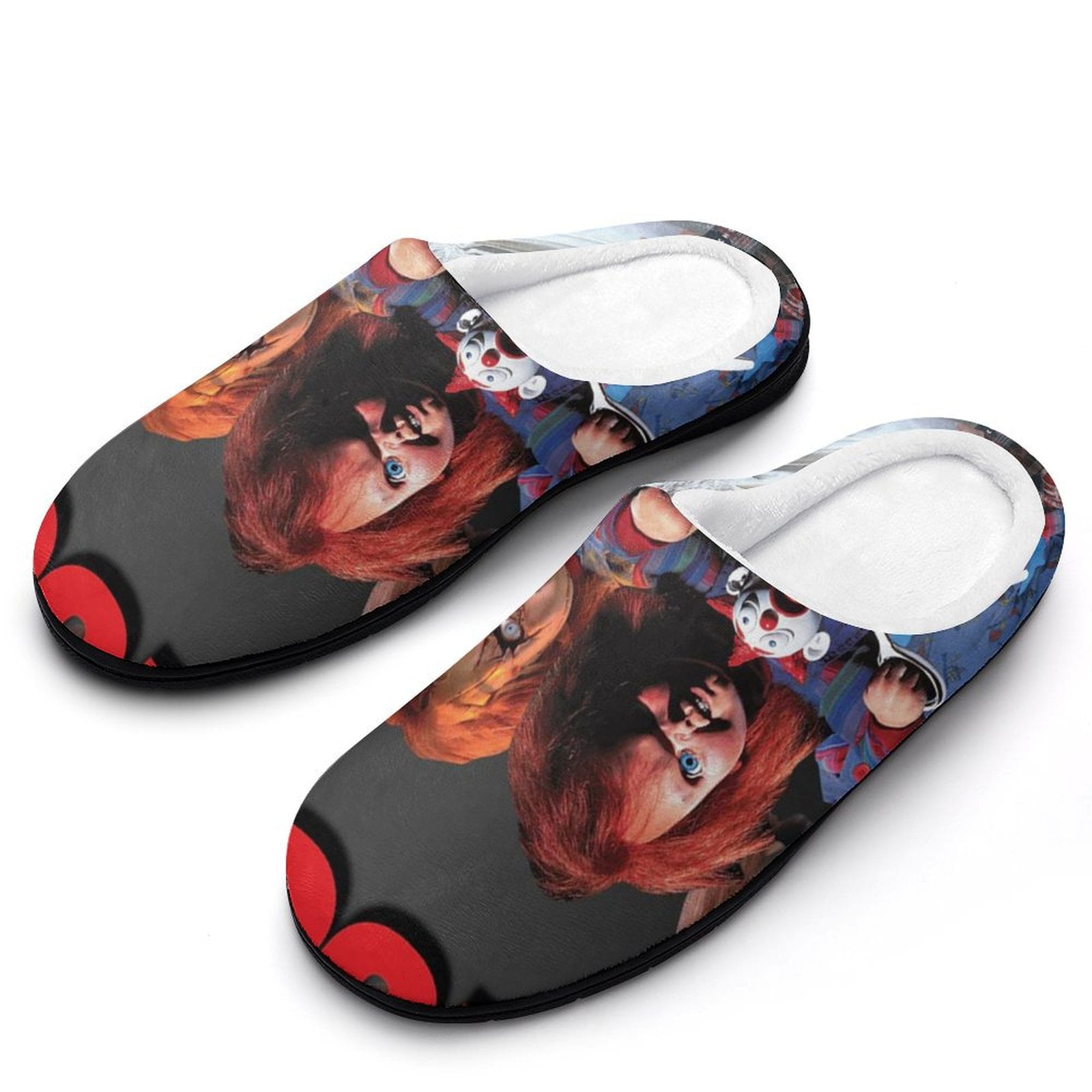 Chucky Childs Play Fuzzy Cotton Slippers For Womens Lightweight Anti ...