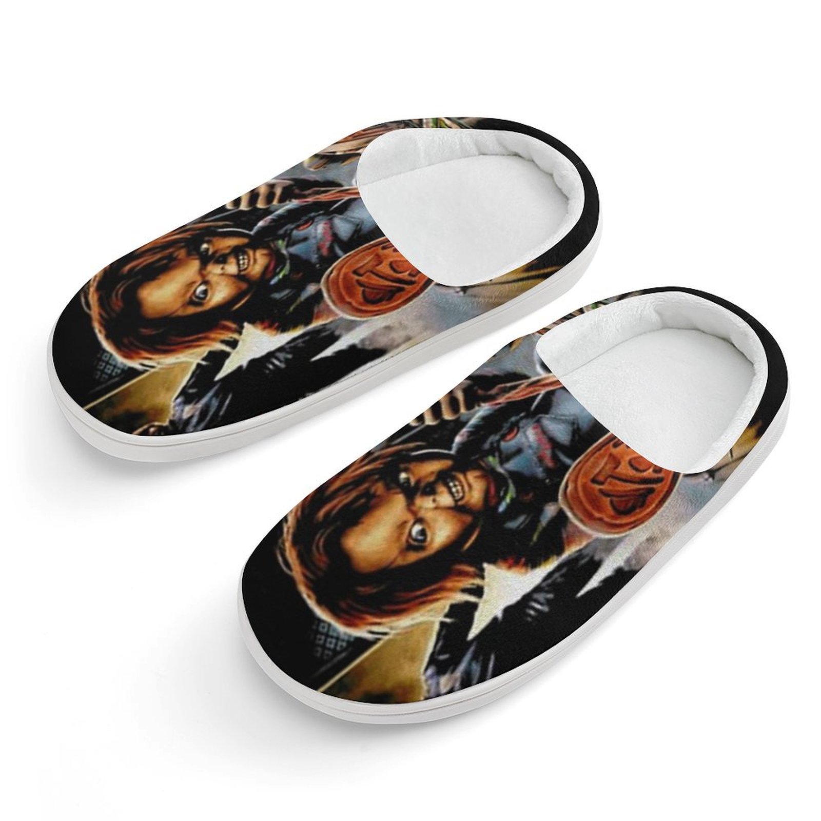 Chucky Childs Play Poster Cotton Slippers For Kids Winter Warm Soft ...