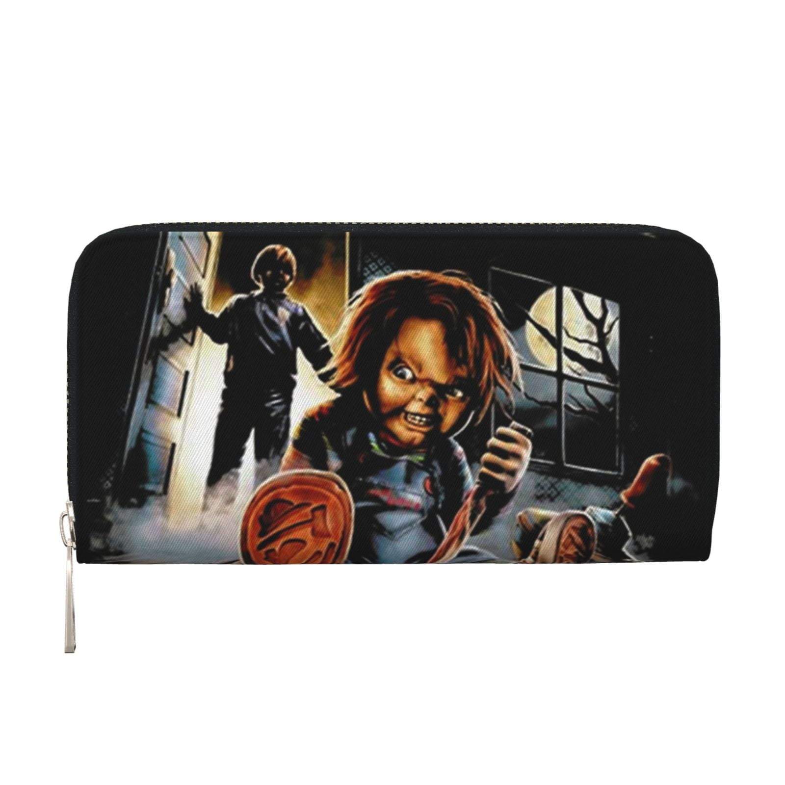 Chucky Childs Play Poster Hand Wallet Card Bag Leather Long Wallet ...