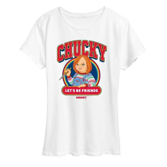 Chucky - Chucky Collegiate - Women's Short Sleeve Graphic T-Shirt ...
