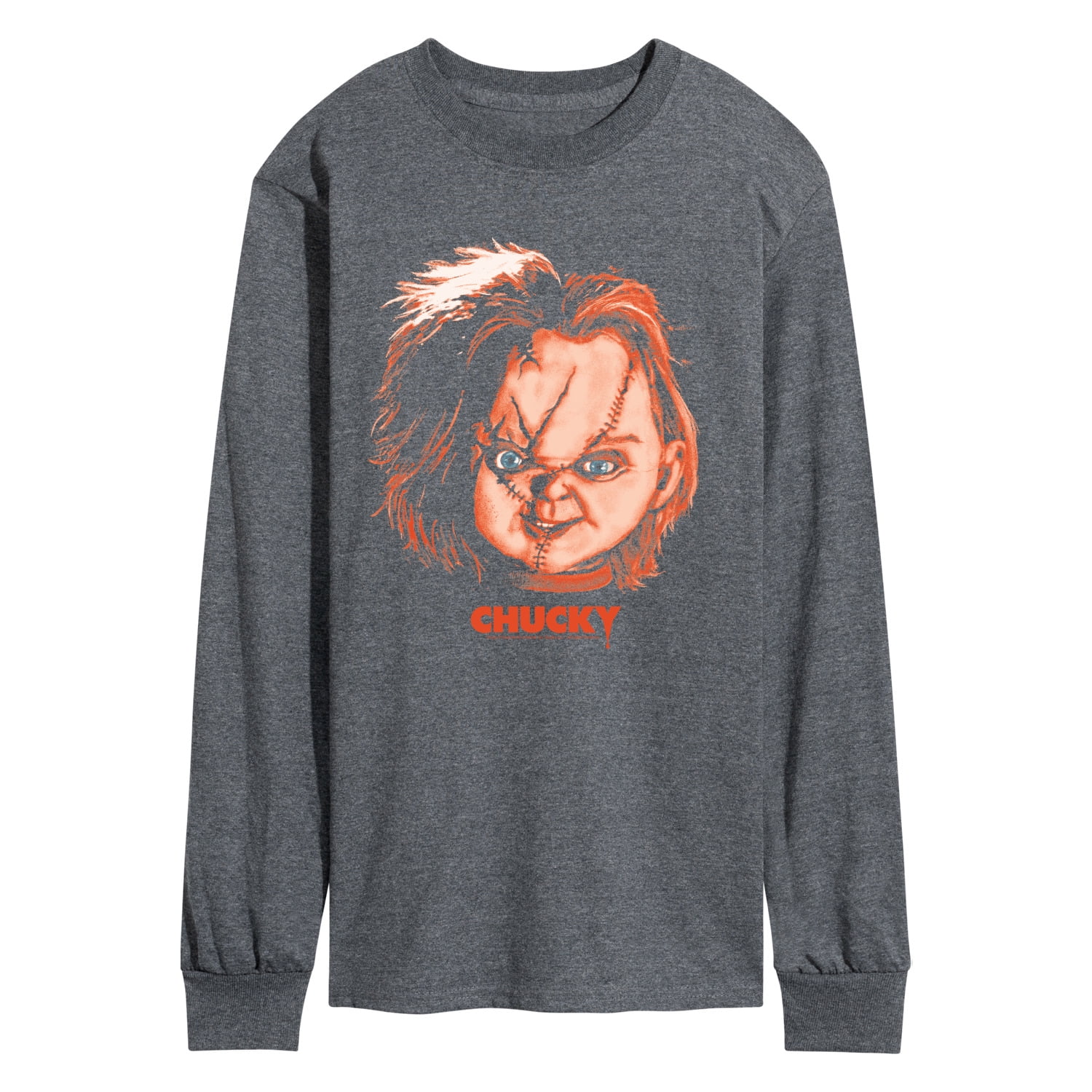 Chucky - Chucky Portrait - Men's Long Sleeve Graphic T-Shirt - Walmart.com