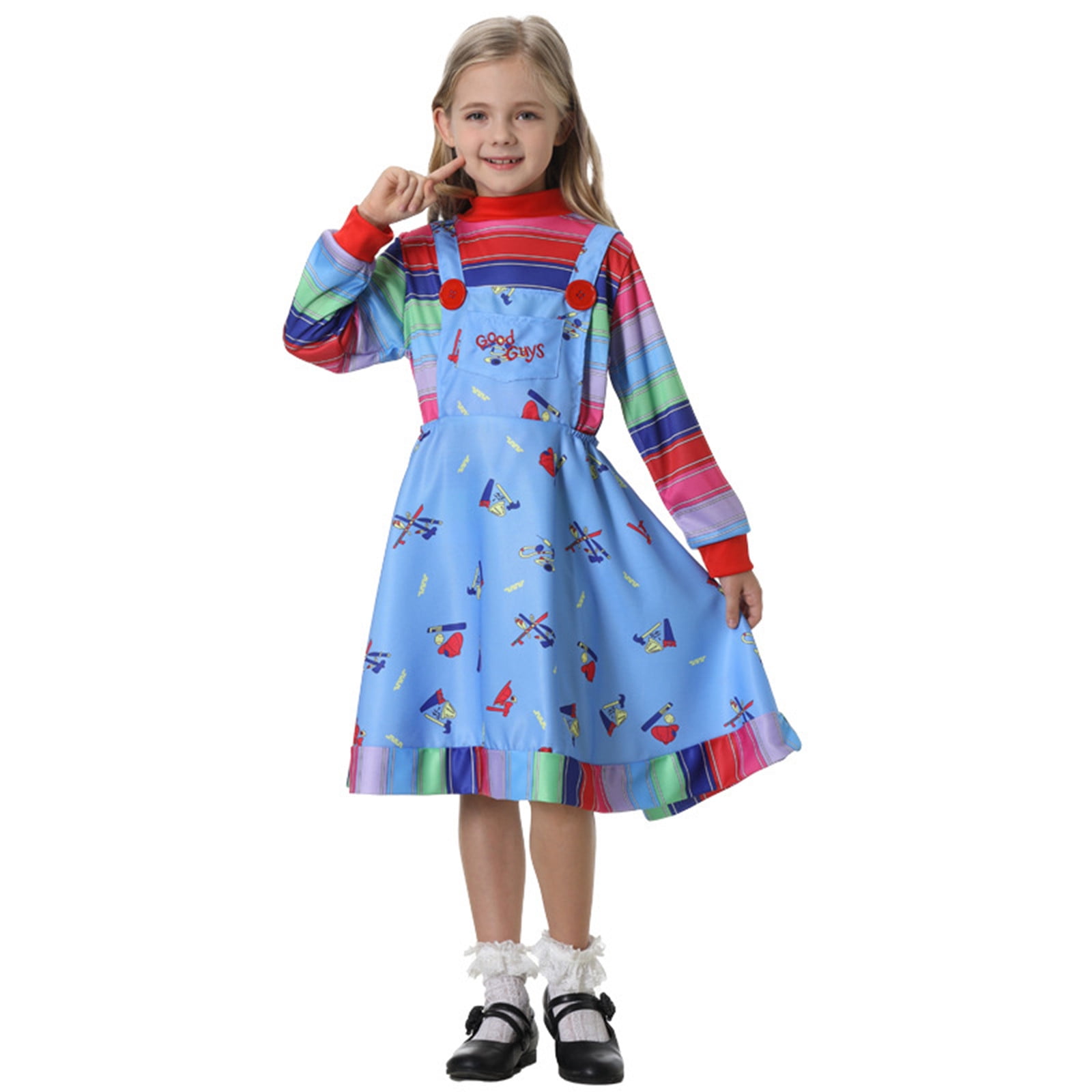 Chucky Clothes Halloween Outfits Kids, Horror Movie Chucky Dress Outfit ...
