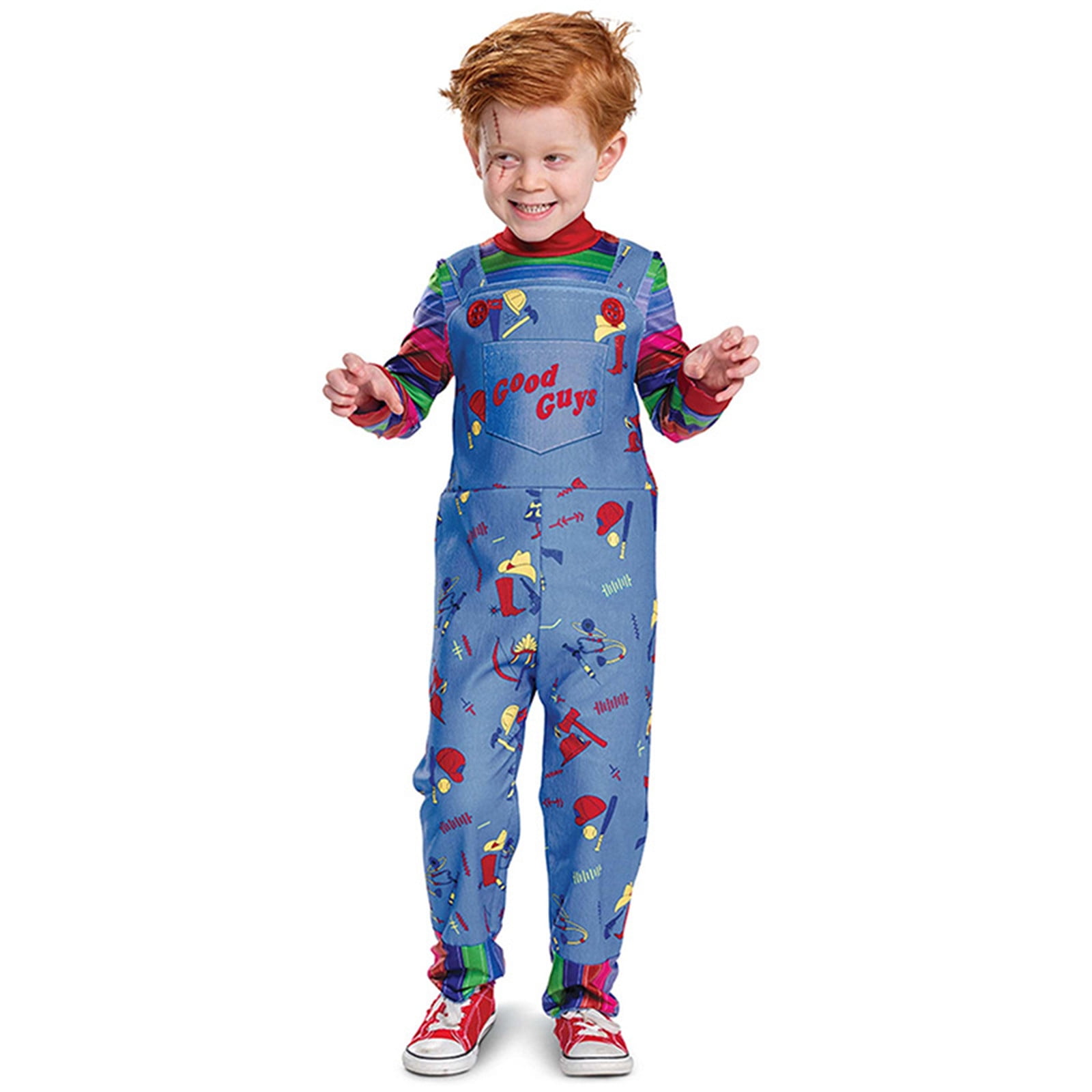 Chucky Clothes Halloween Outfits Kids, Horror Movie Chucky Outfit ...