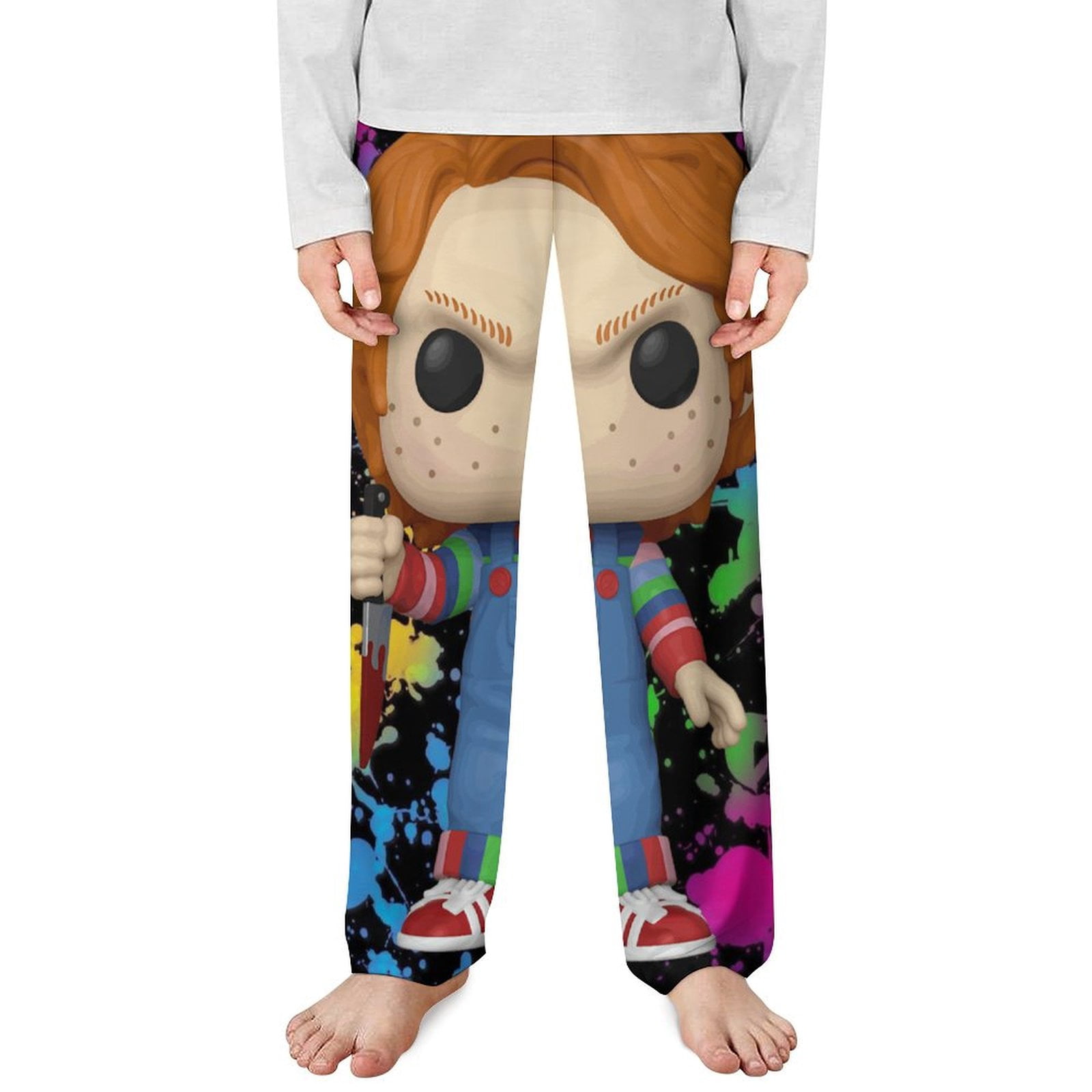 Chucky Comfy Pajamas For Kids Cozy Lounge Straight Leg Home Sleeping ...