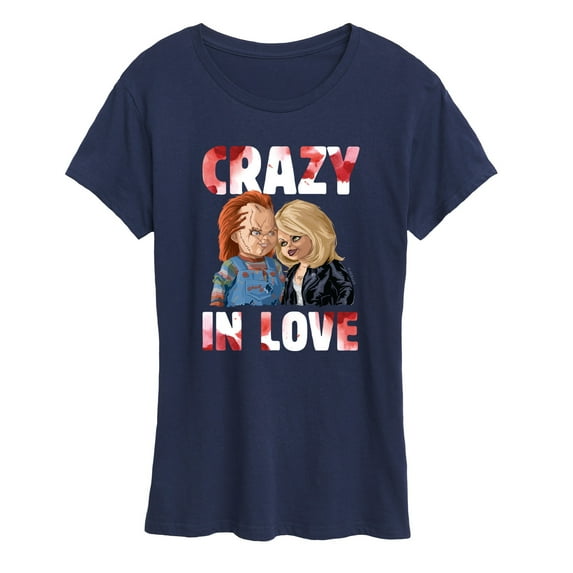Chucky - Crazy In Love- Women's Short Sleeve Graphic T-Shirt - Walmart.com