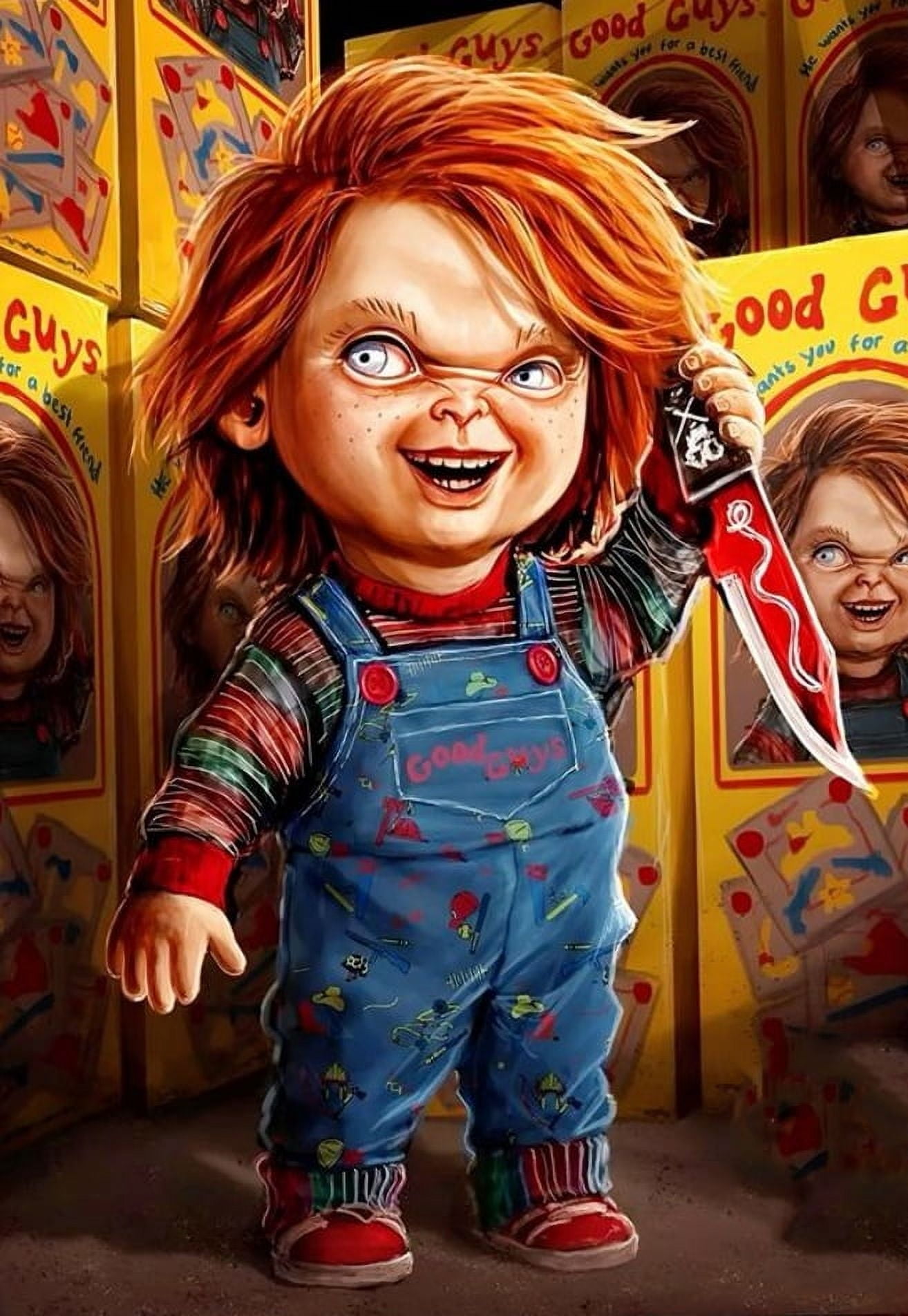 Chucky Diamond Art DIY 5D Diamond Painting Kits for Adults and Kids ...