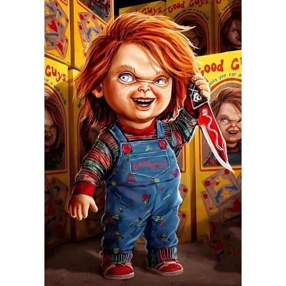 Chucky Diamond Art DIY 5D Diamond Painting Kits for Adults and Kids ...