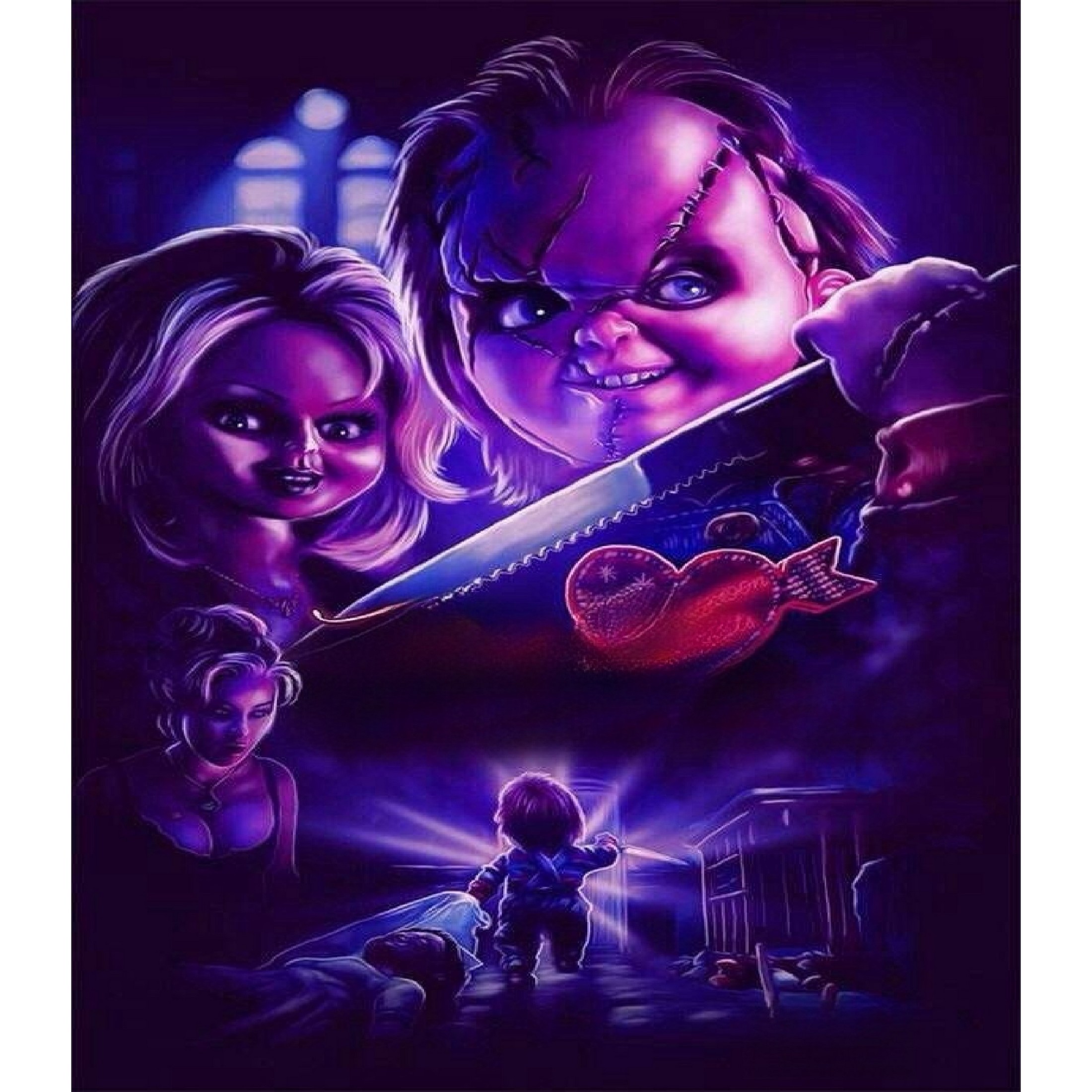Chucky Diamond Painting Set (for Adults) 5D DIY Character Diamond Art ...
