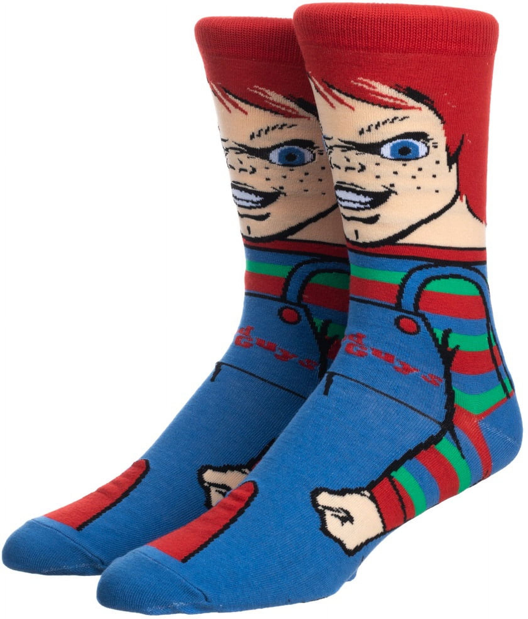 Chucky Doll 360-degree Character fun Crew Socks for Men - Walmart.com