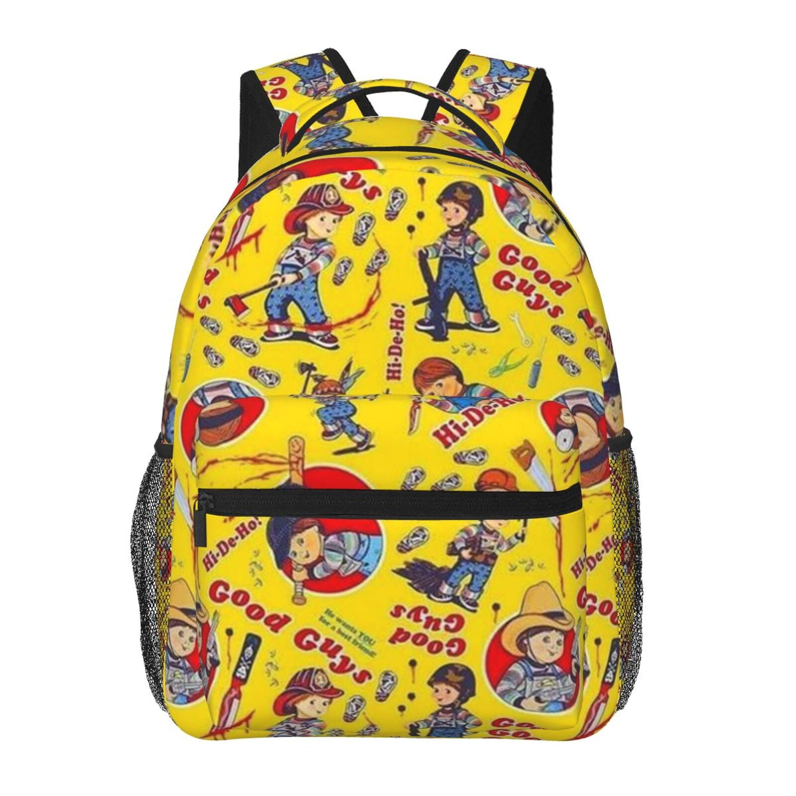 Chucky Doll Adjustable Laptop Backpack School Student Book Bag Satchel ...