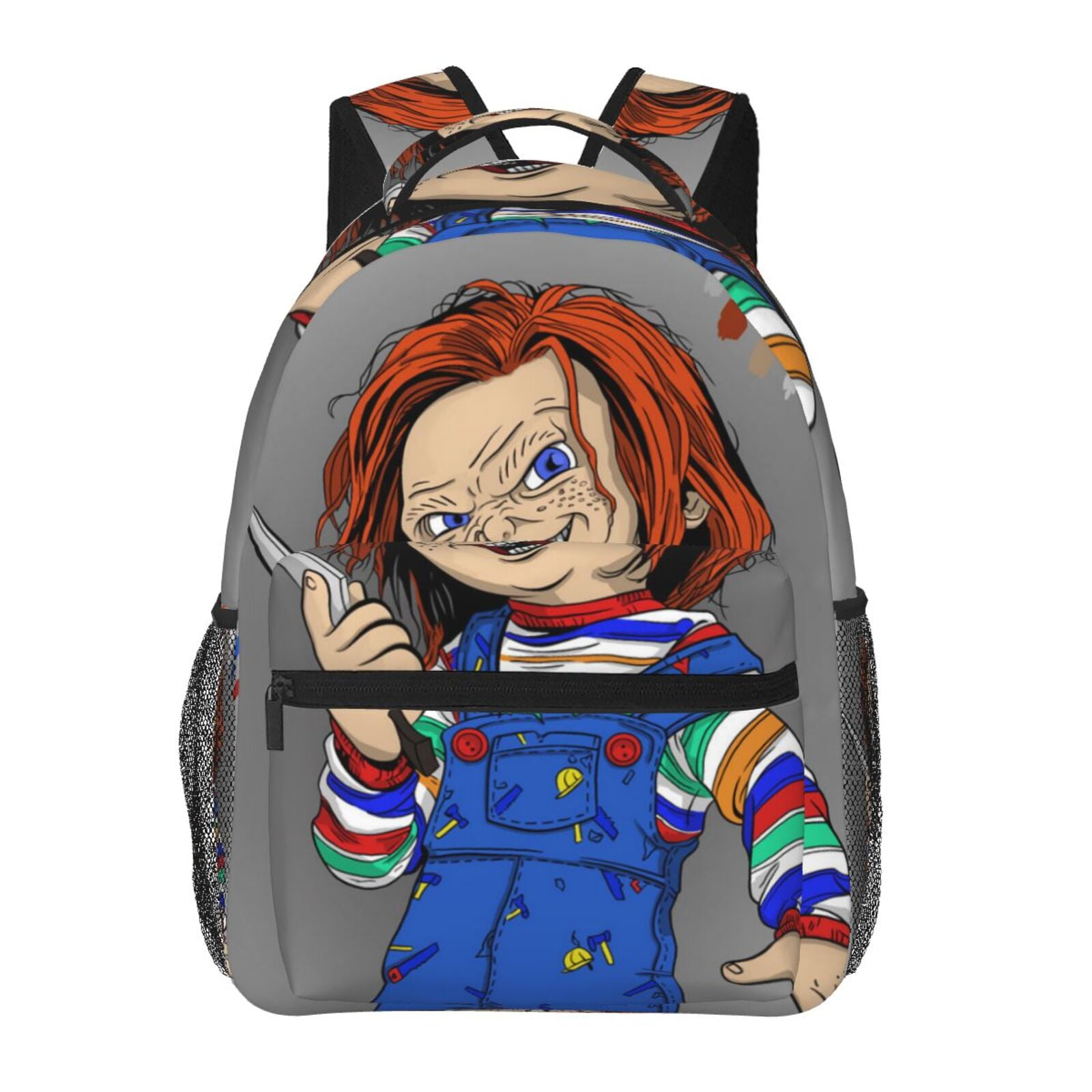 Chucky Doll Adjustable Laptop Backpack School Student Book Bag Satchel ...