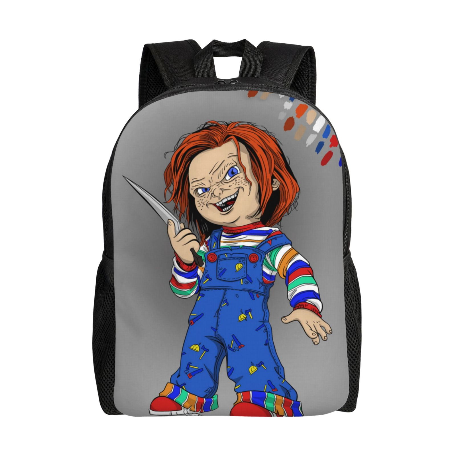 Chucky Doll Backpack Laptop School Bag Student Satchel Lightweight ...