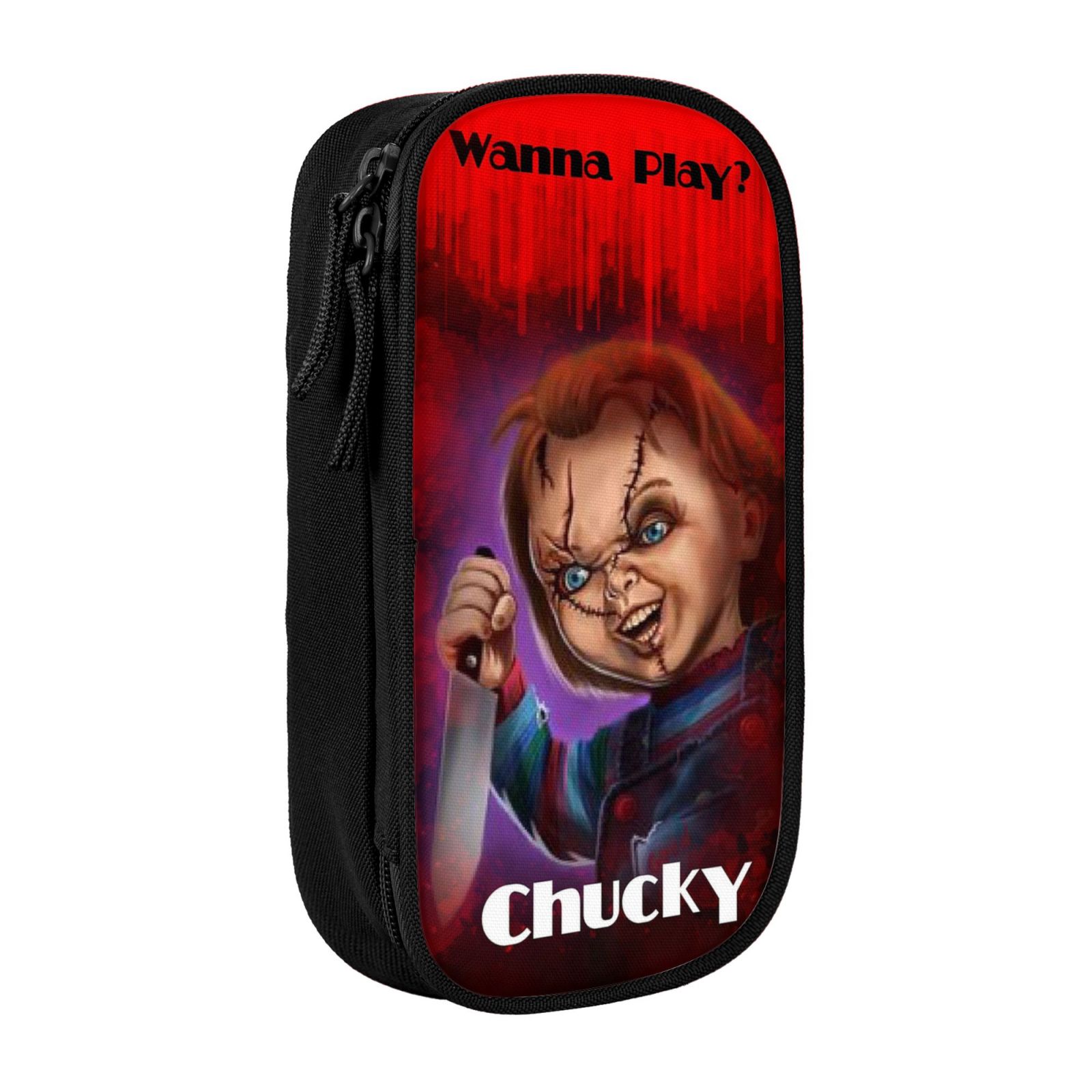 Chucky Doll Big Capacity Pencil Pouch Pencil Bag Pencil Case Zipper ...