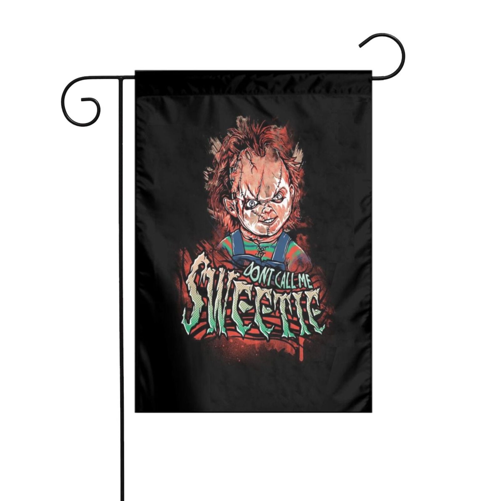 Chucky Doll Garden Flag Double Sided Yard Outdoor Home Small Decor ...