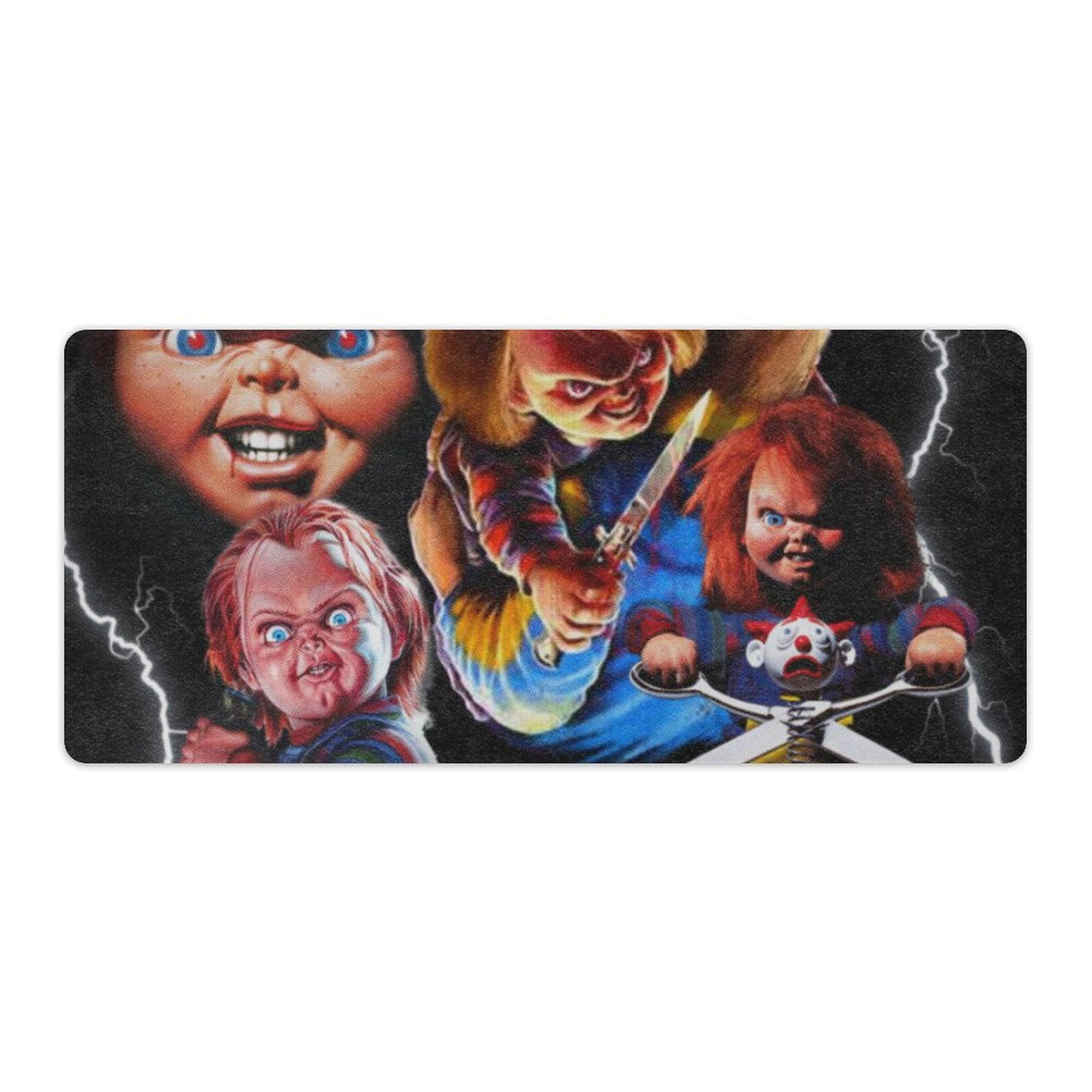 Chucky Doll Horror Extended Gaming Mouse Pad No-sliped Large Desk Mat ...