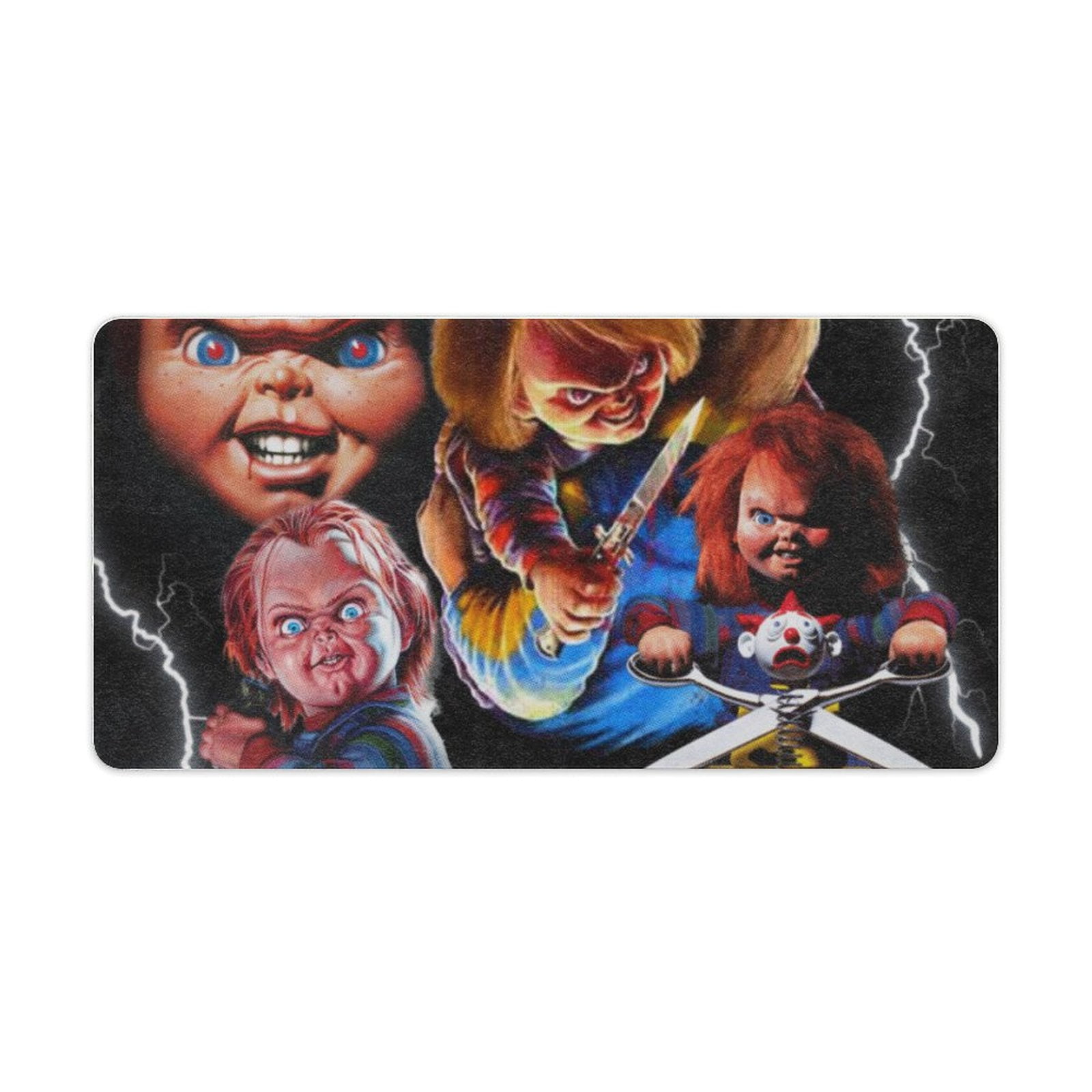 Chucky Doll Horror Extended Gaming Mouse Pad No-sliped Large Desk Mat ...
