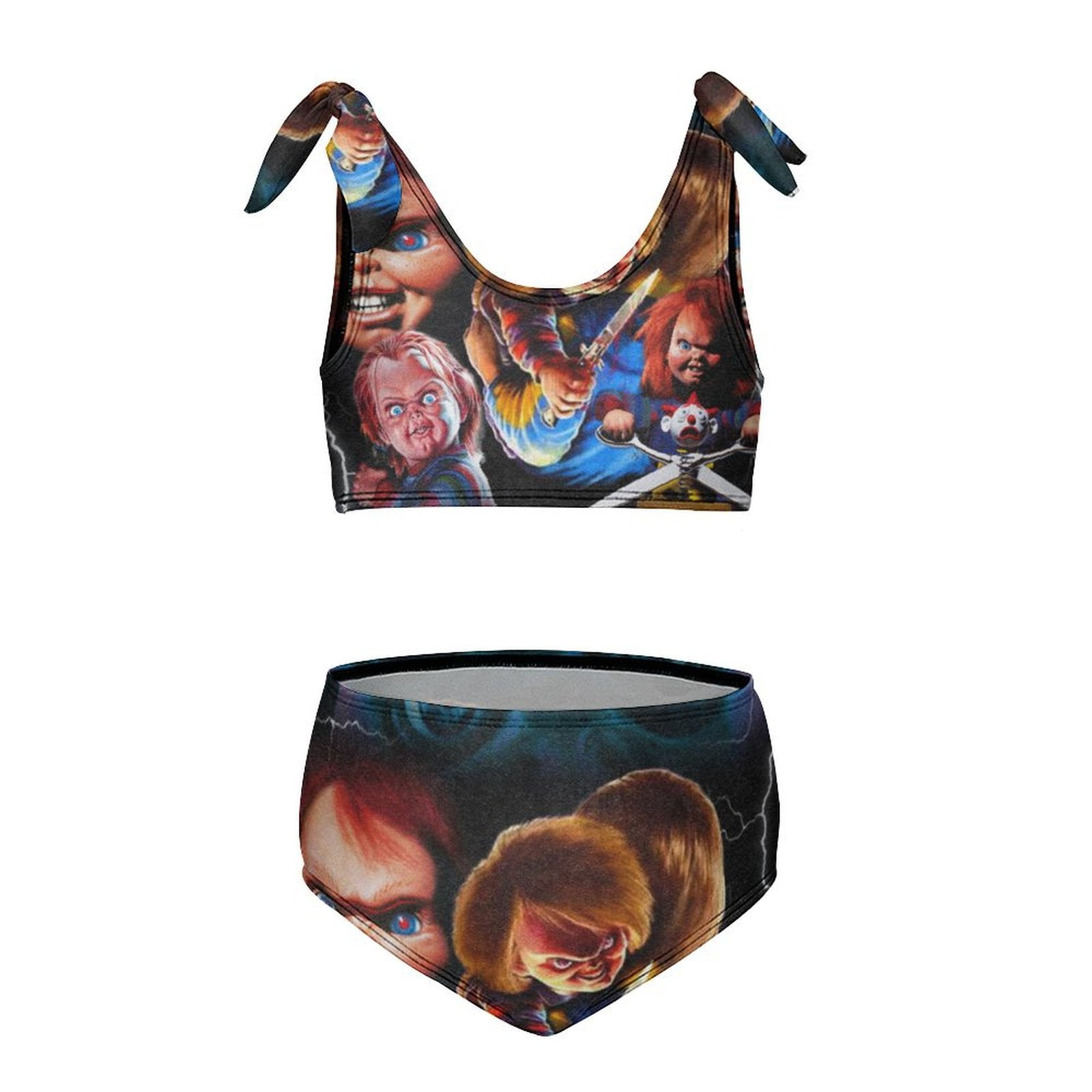 Chucky Doll Horror Kid's Swimwear Two Piece Swimsuit Summer Beach ...