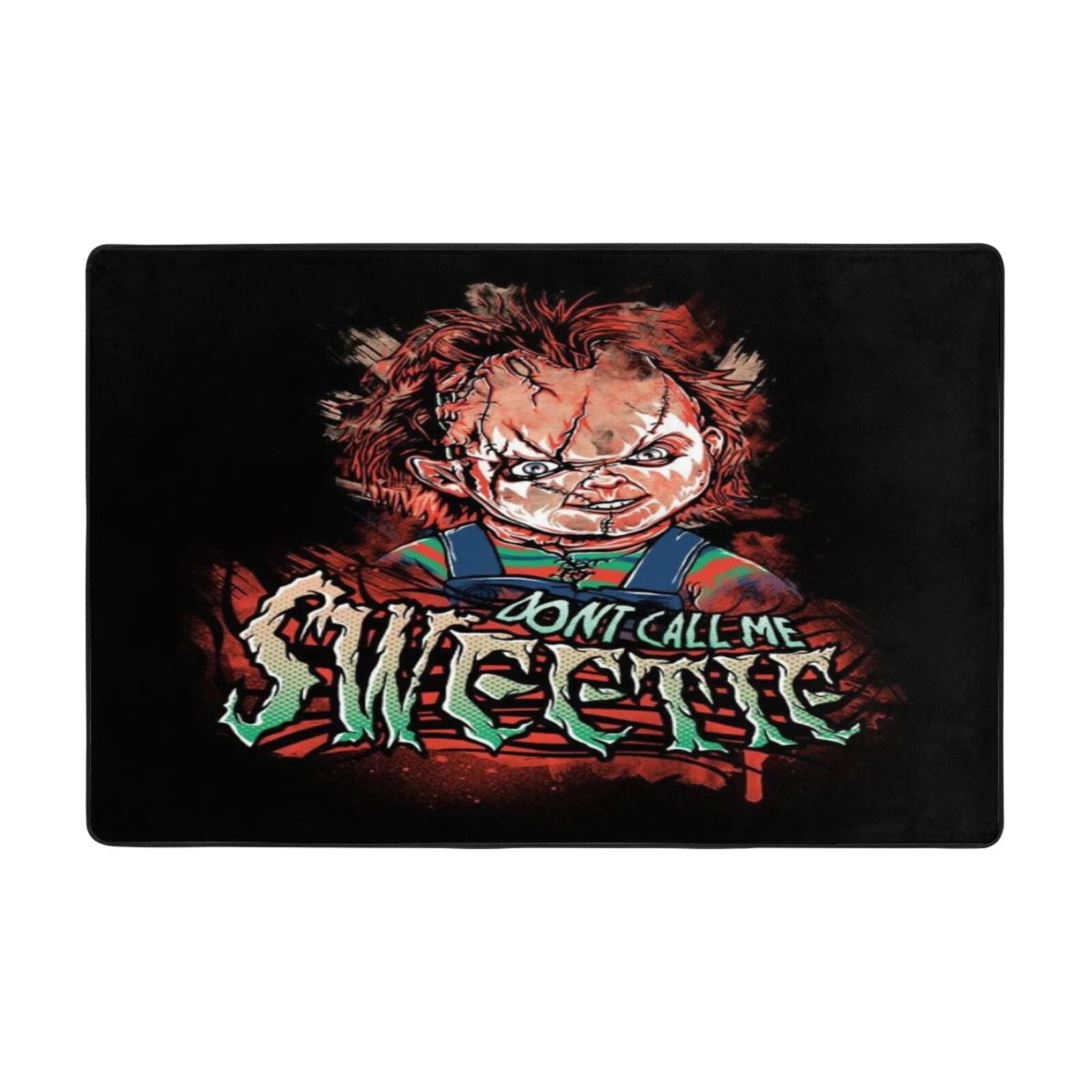 Chucky Doll Large Rug Anime Flannel Door Mat Bathroom Rugs Kitchen Rugs ...