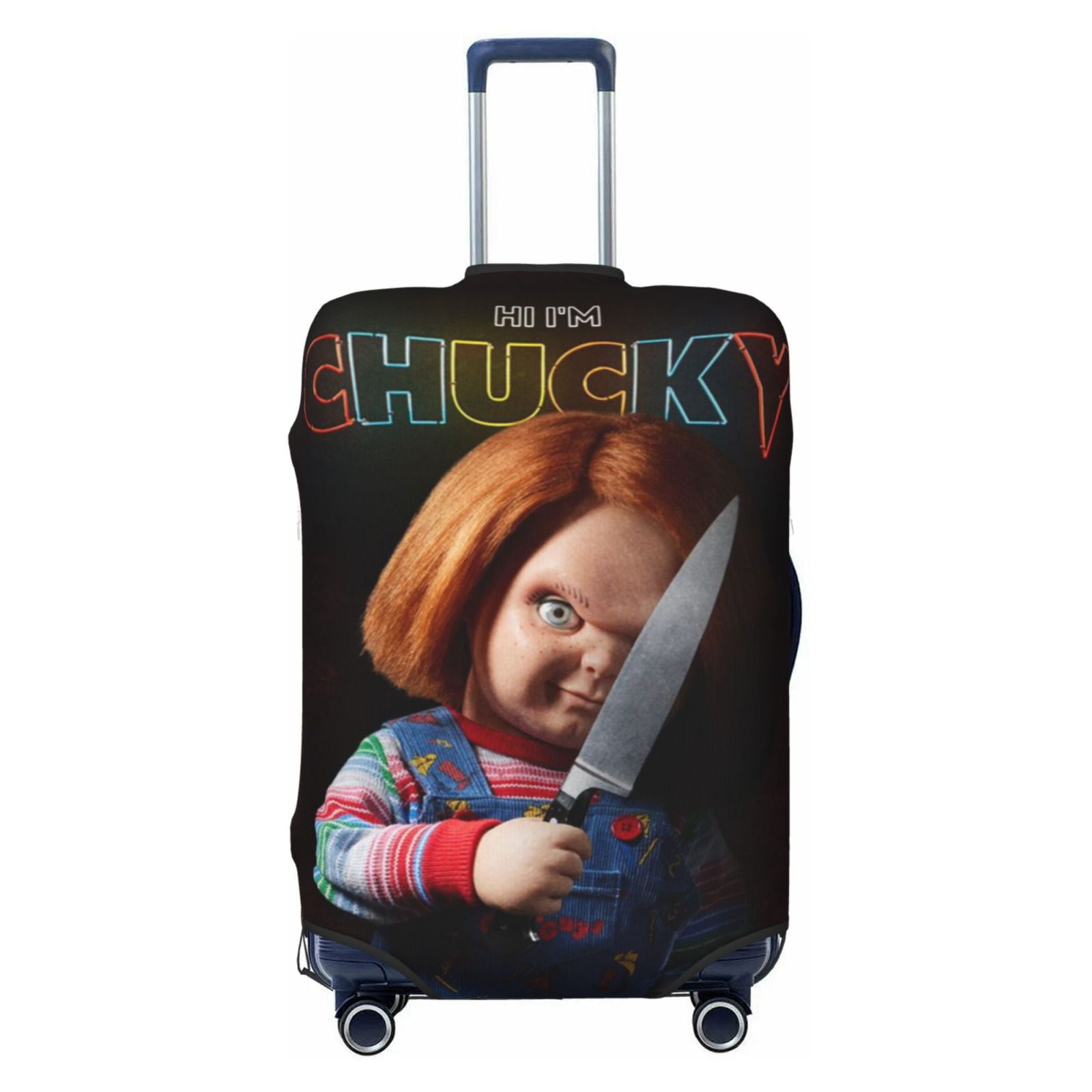 Chucky Doll Luggage Cover Thicker Protector Elastic Travel Suitcase ...