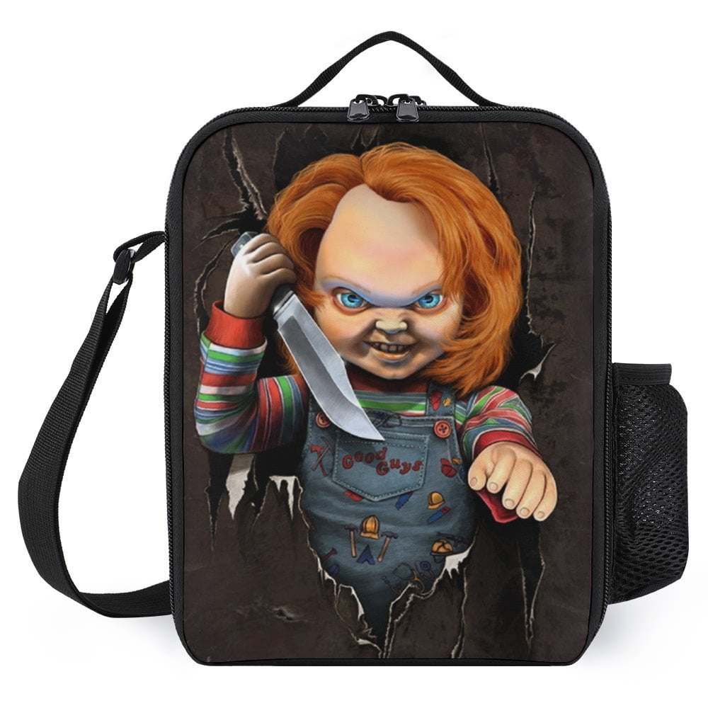 Chucky Doll Lunch Bags Shoulder Bag Reusable Lunch-Box Portable ...