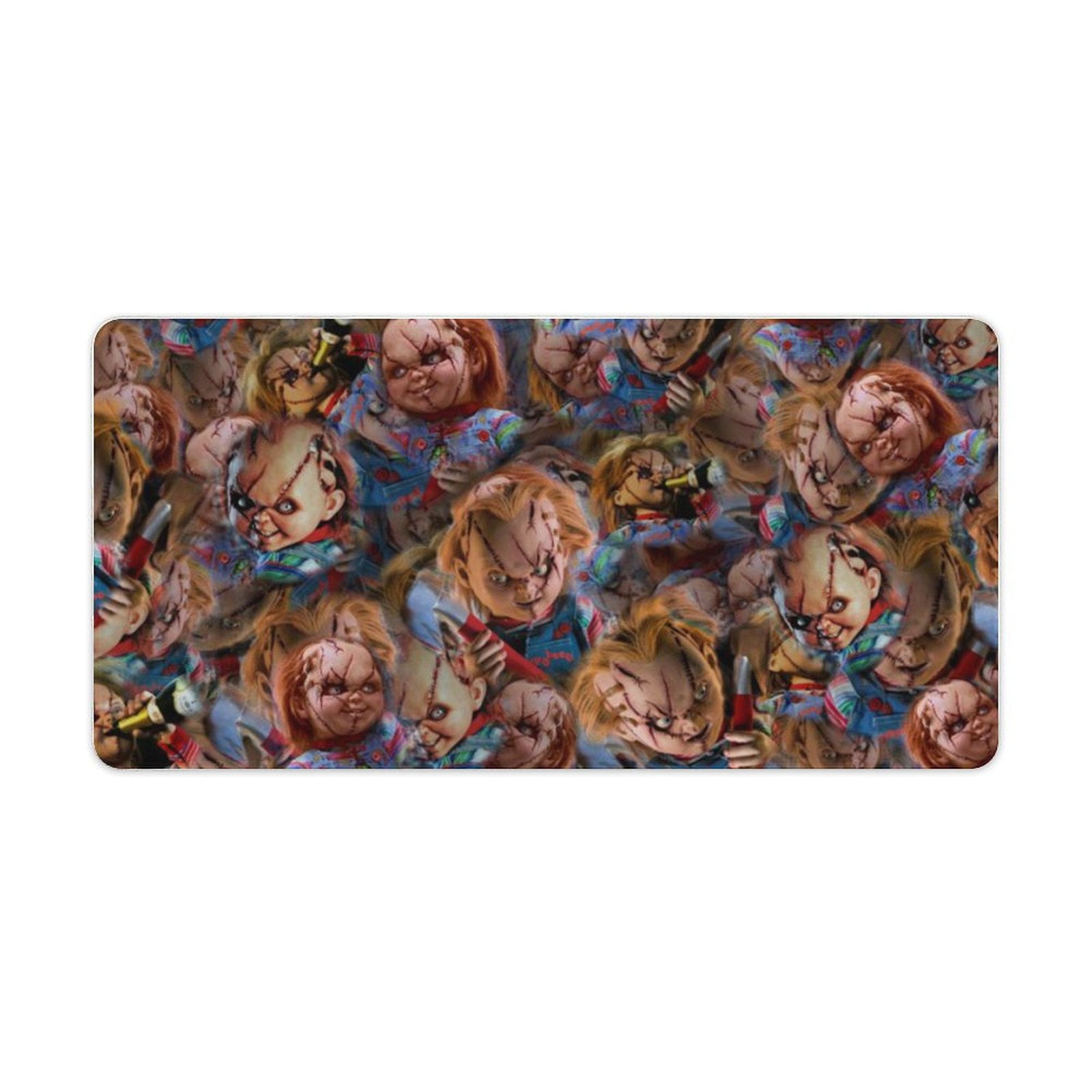 Chucky Doll Pattern Extended Gaming Mouse Pad No-sliped Large Desk Mat ...