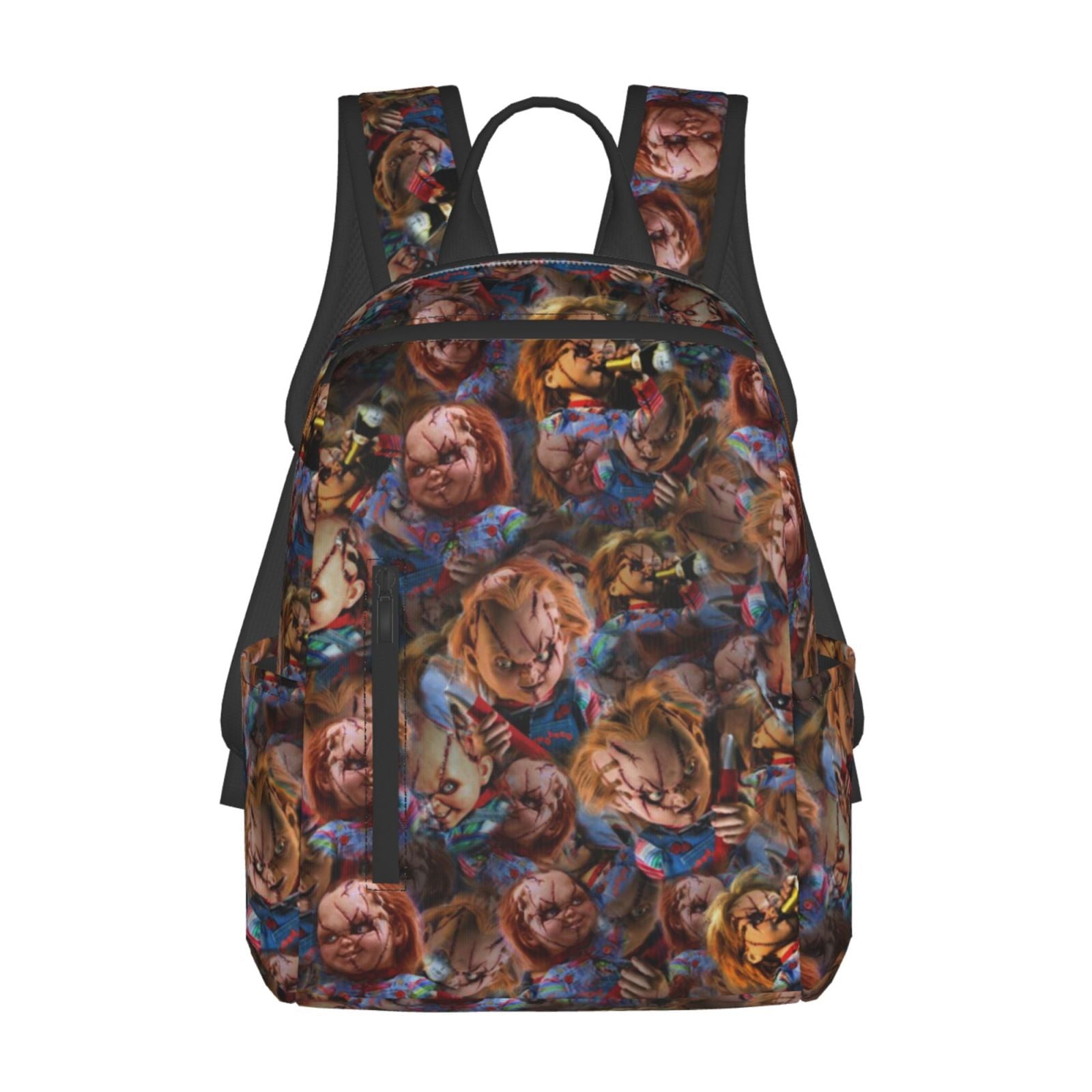 Chucky Doll Pattern Lightweight Backpack Student Bookbag School Bag ...