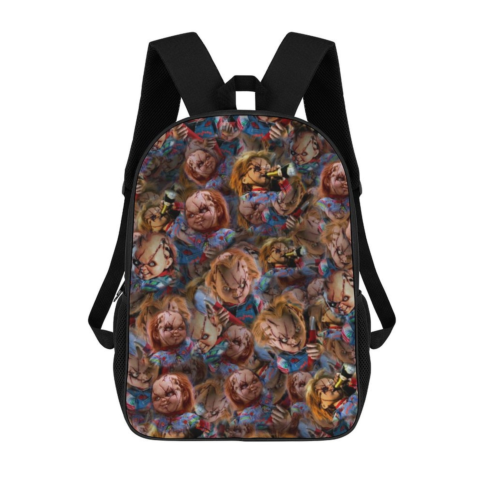 Chucky Doll Pattern School Bag Backpack Multipurpose Daypack Adjustable ...