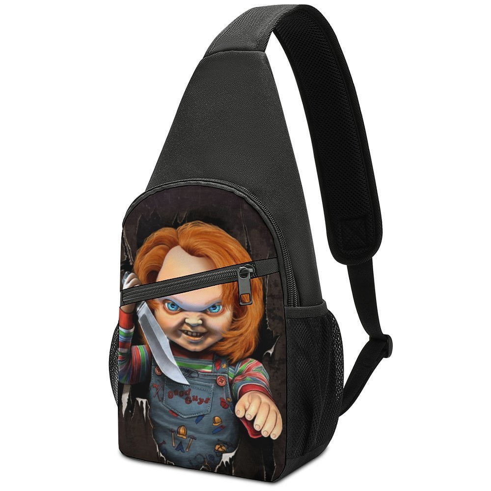 Chucky Doll Unisex Crossbody Bags Lightweight Sling Backpack ...