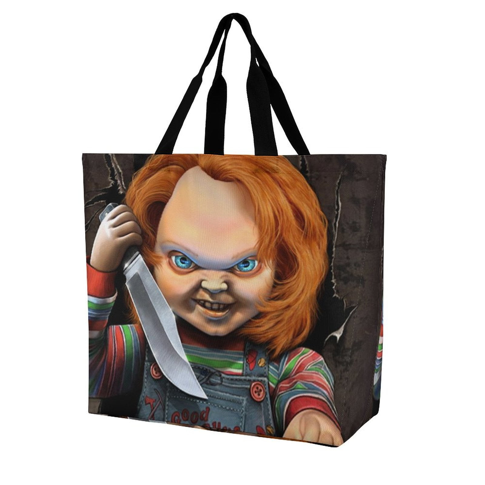 Chucky Doll Women Tote Bags Lightweight One Shoulder Shopping Bag ...