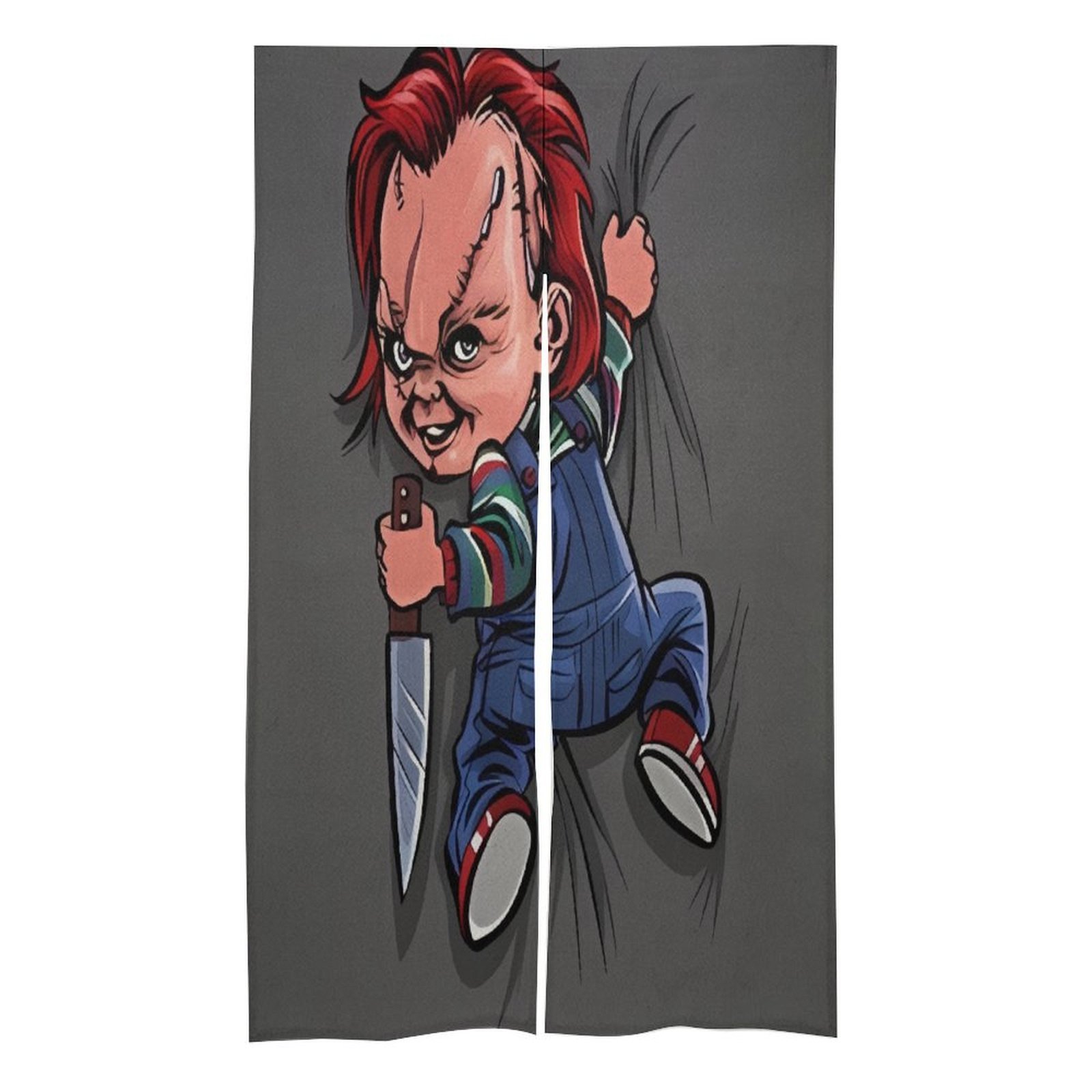 Chucky Doorway Curtain, Door Curtain Blackout Curtain Home Decoration ...