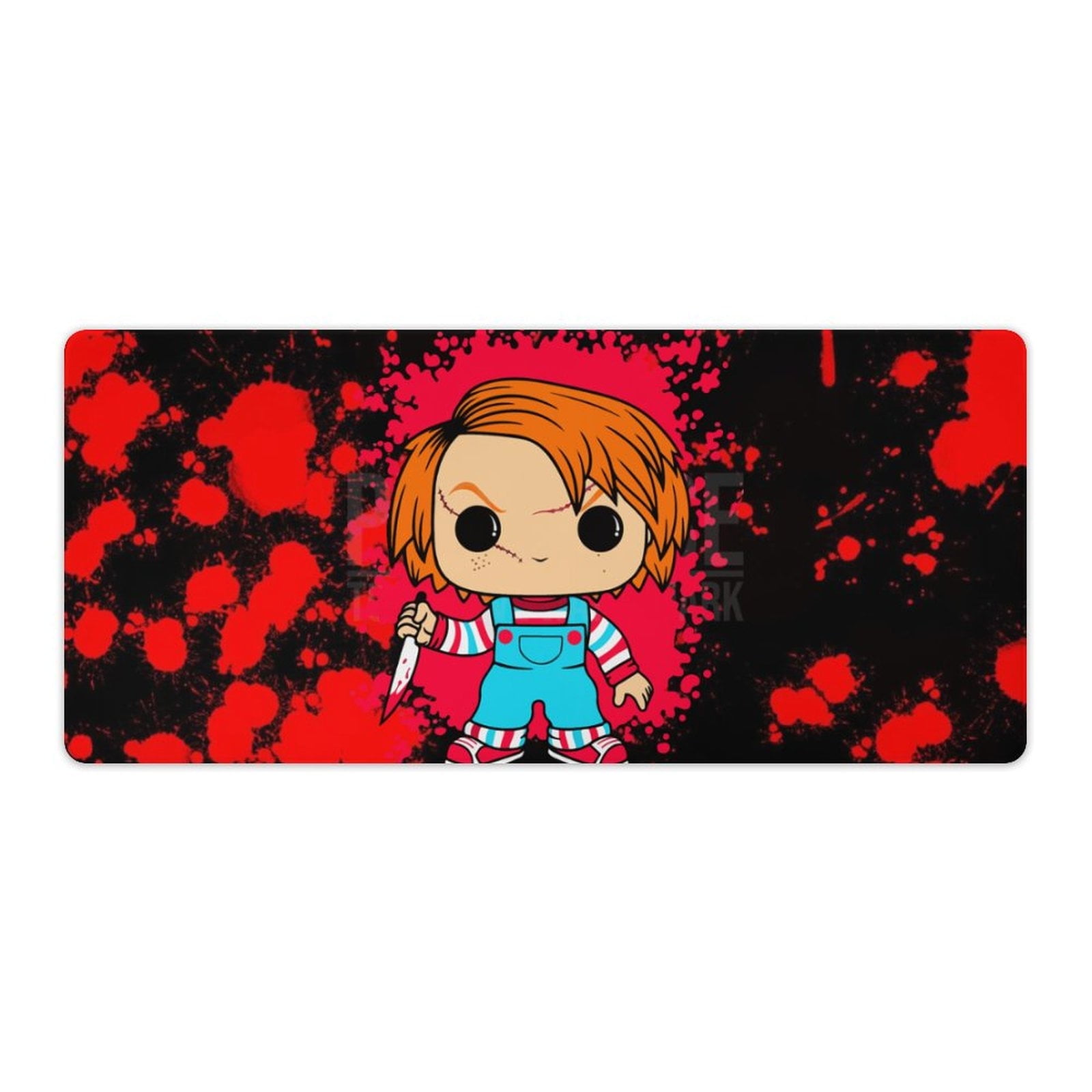 Chucky Extended Gaming Mouse Pad No-sliped Large Desk Mat Stitched Edge ...