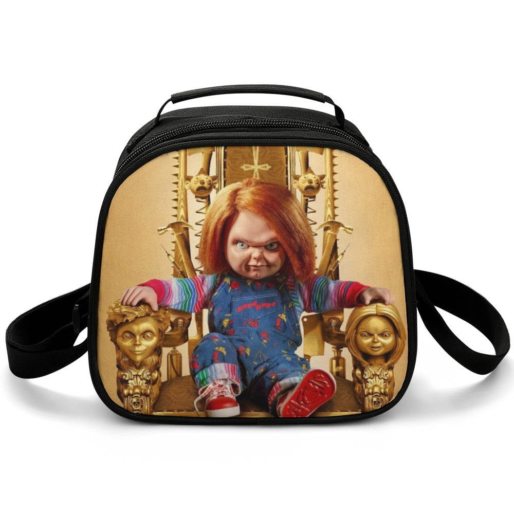 Chucky Film Insulated Lunch Bag Portable Lunch Box Reusable Therma Meal ...