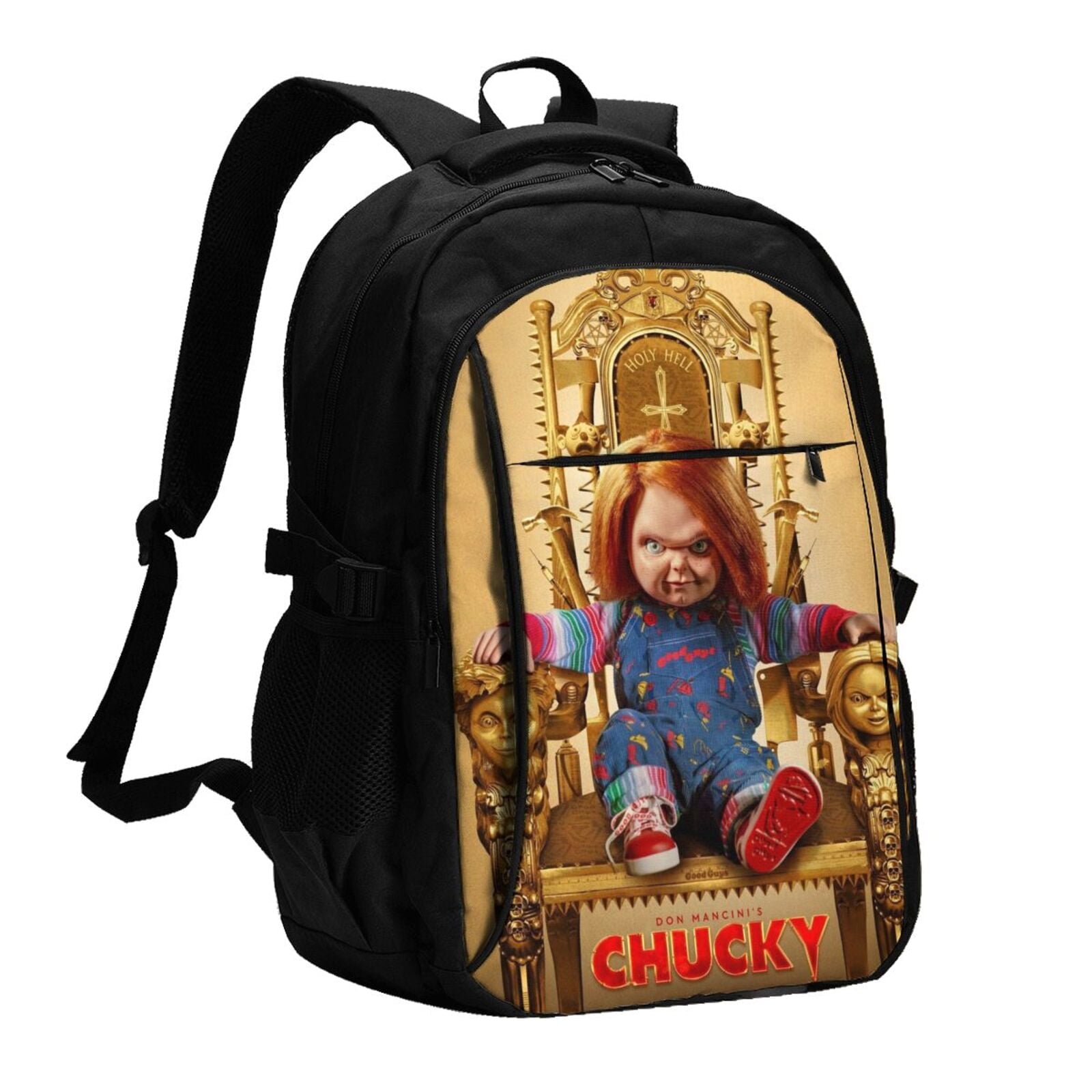 Chucky Film Unisex Backpack USB Daypack Large Capacity School Bag ...