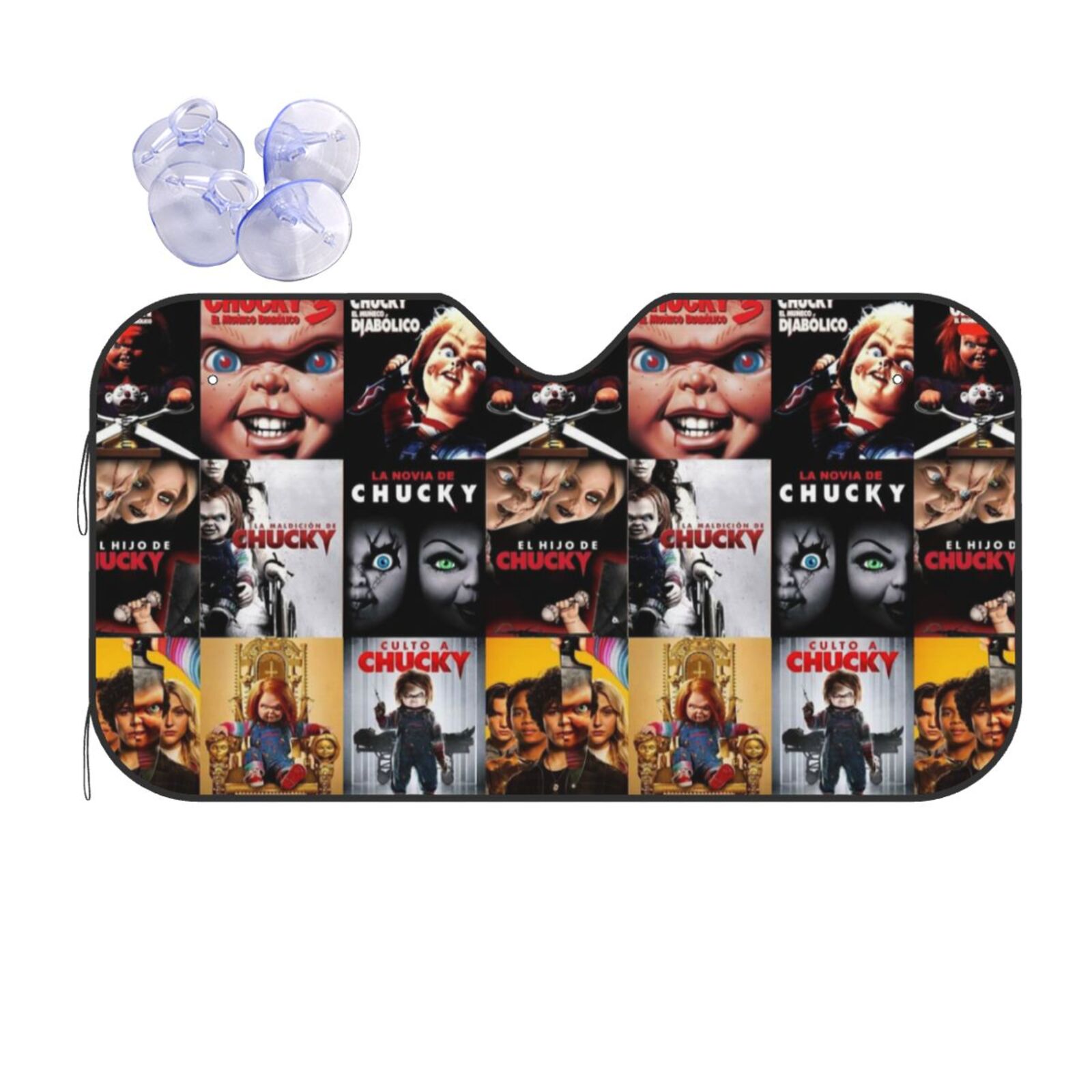 Chucky Foldable Car Windshield Sunshade Automotive Front Window Sun ...