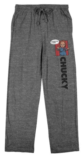 Chucky Franchise Cartoon Character Men's Heather Gray Sleep Pants-XL ...